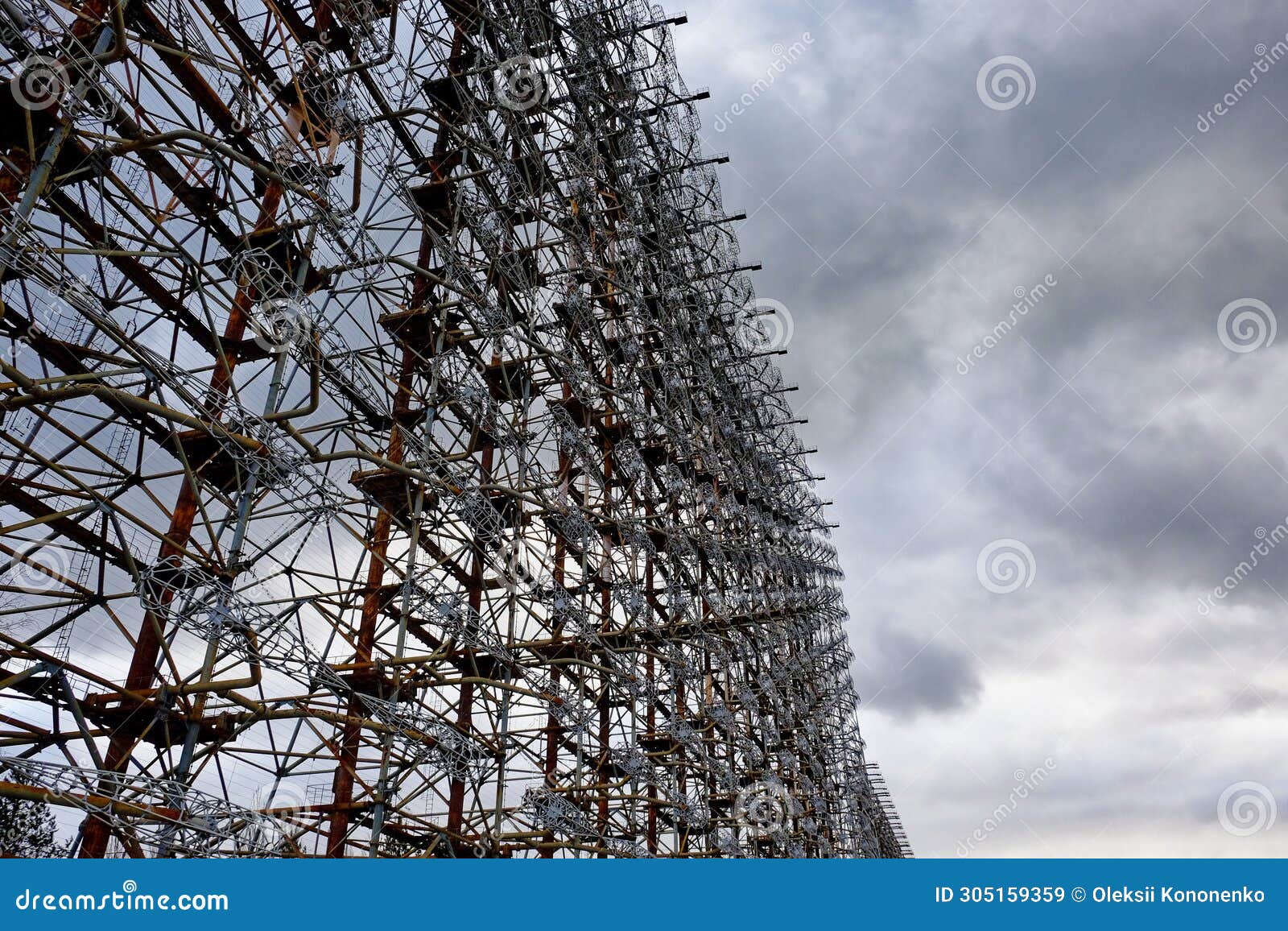 Countless Cables On One Pole. Visual Pollution In Large Cities By ...