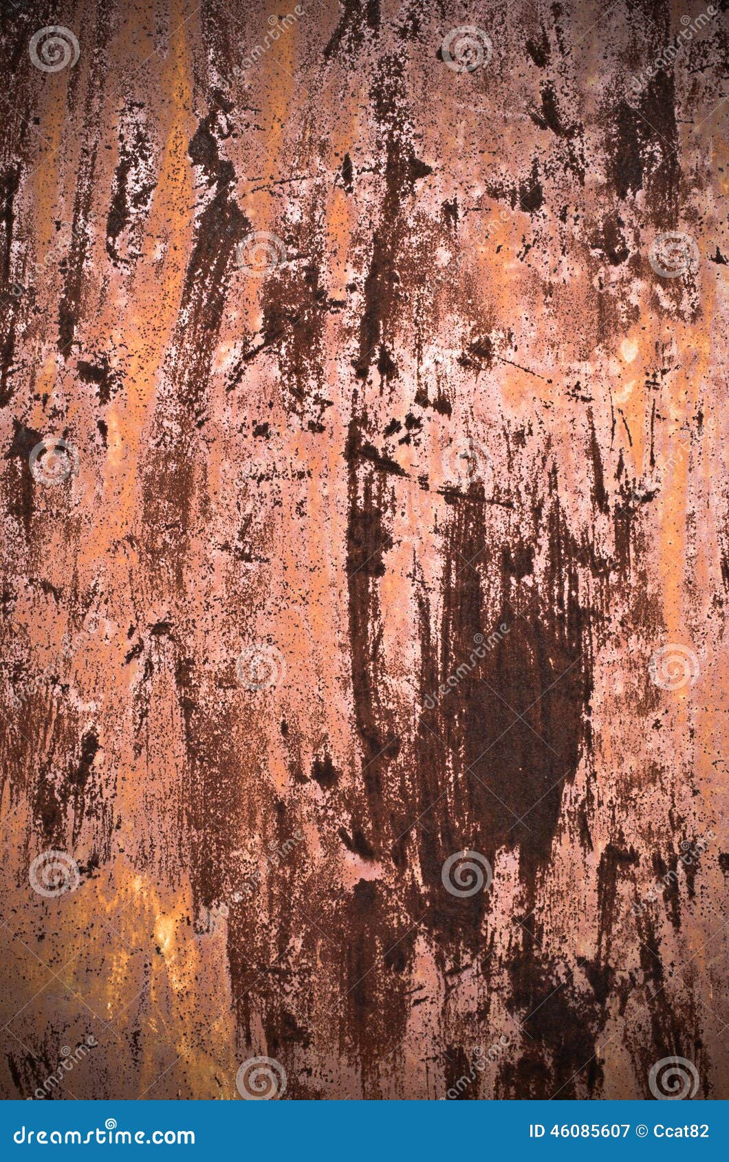 Rusty Surface for Background Usage Stock Image - Image of plate ...