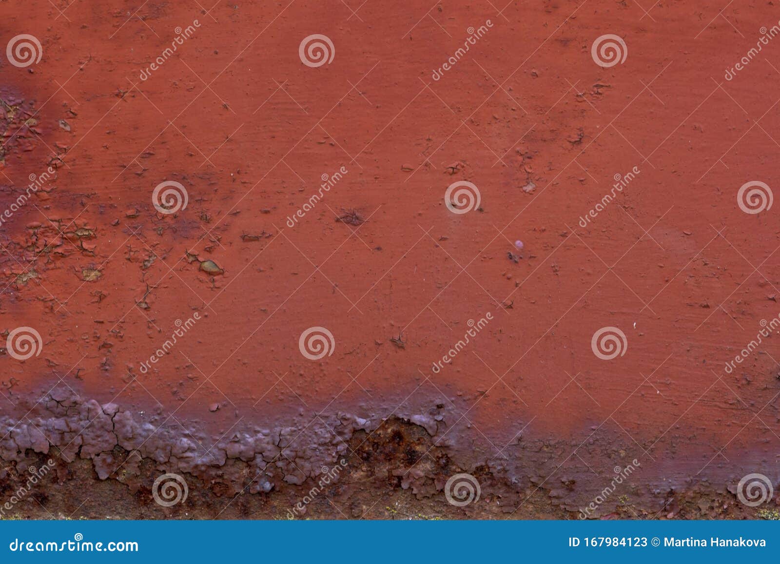 Rusty Surface with Orange Color, Background Texture. Old Cracked Rusty ...