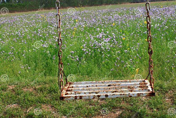 Rusty swing stock image. Image of color, swing, green - 56409017