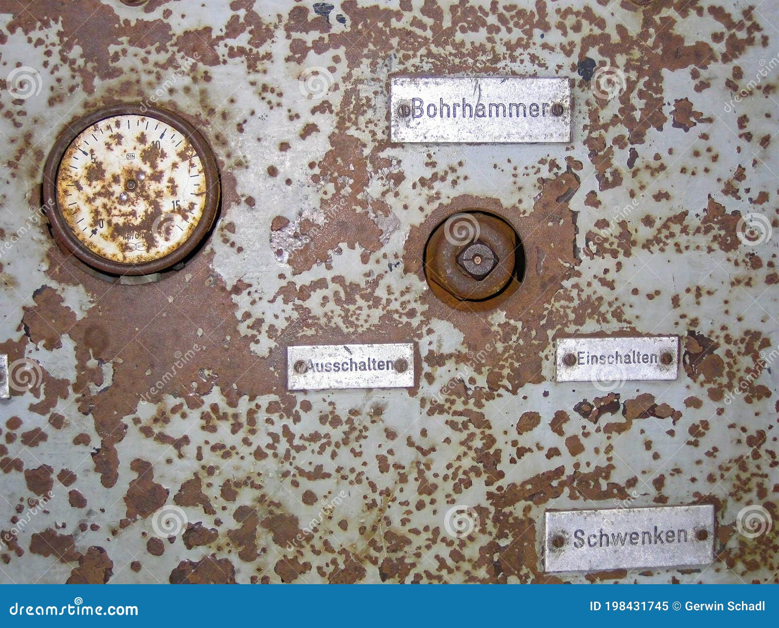 Rusty Switchboard in the Industrial Area Editorial Image - Image of ...