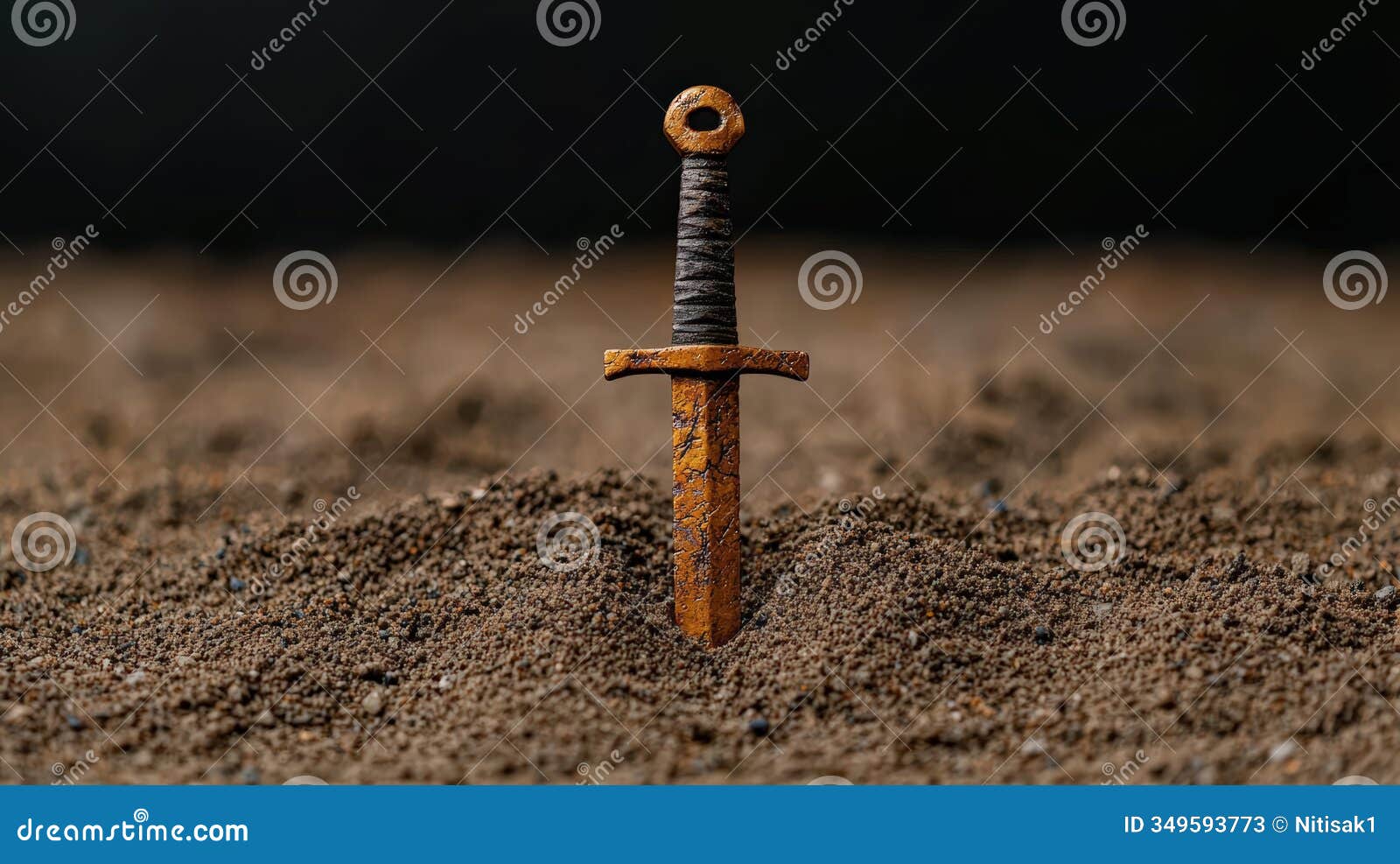 Rusty Sword Royalty-Free Cartoon | CartoonDealer.com #12027971