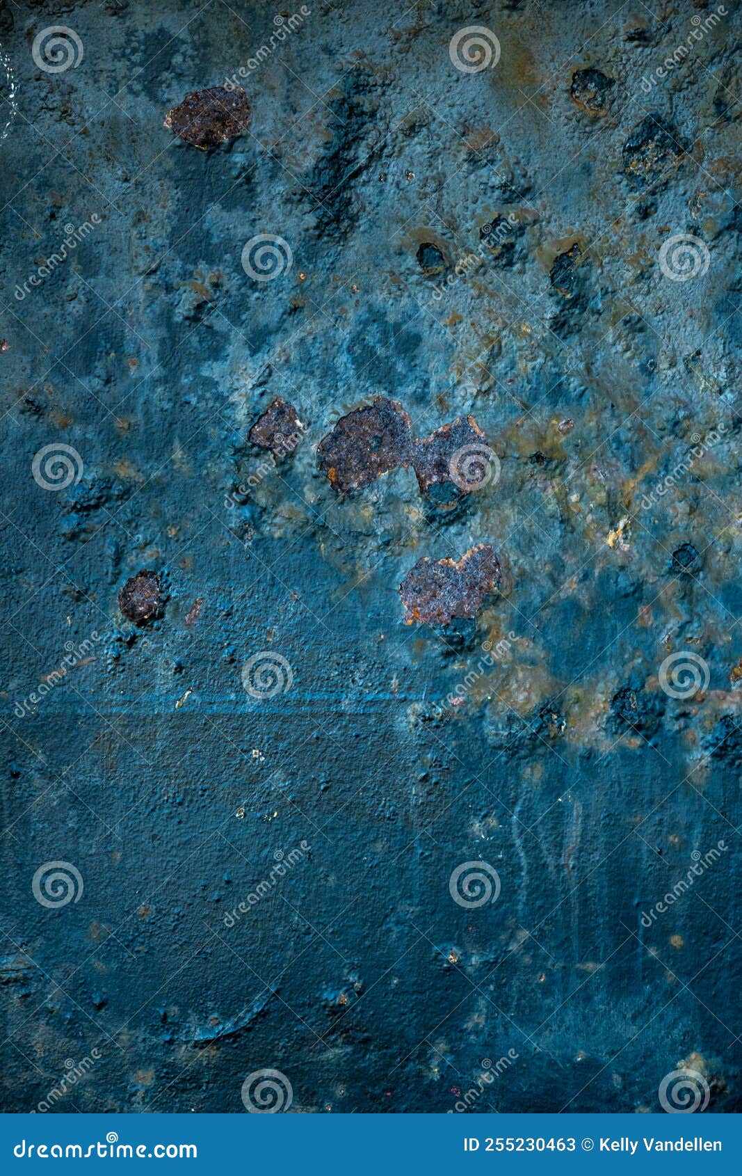 Rusty Texture of Blue Steel Door Stock Image - Image of outdoor ...