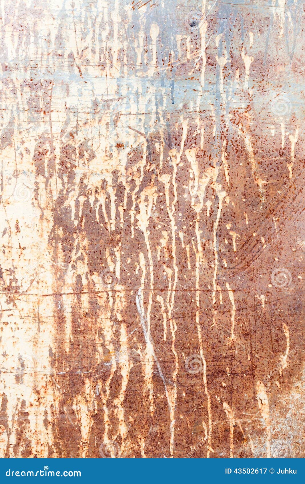 Rusty Texture with Dripping Paint Stock Image - Image of metal, hard ...
