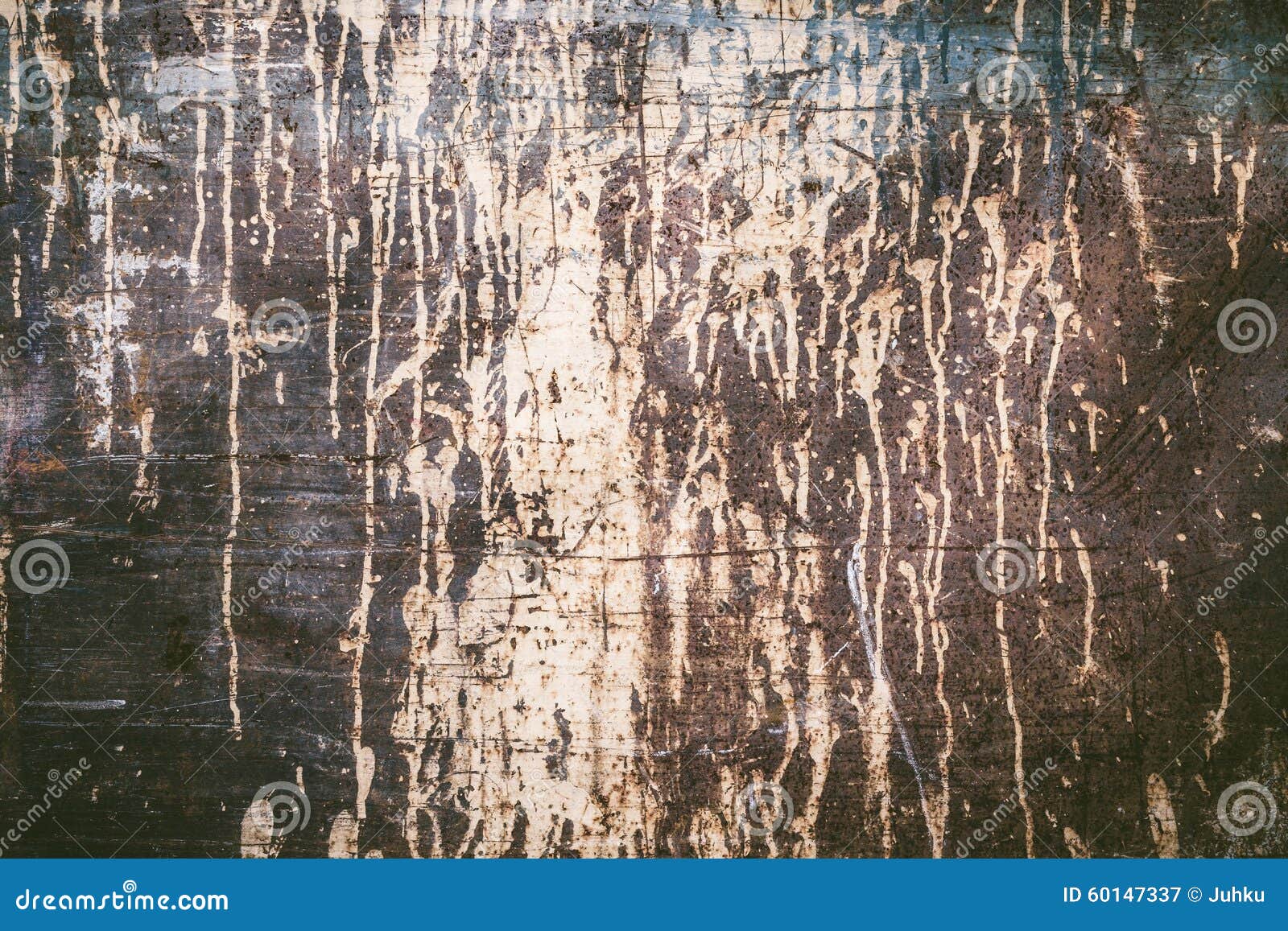 Rusty Texture with Dripping Paint Stock Image - Image of grungy ...