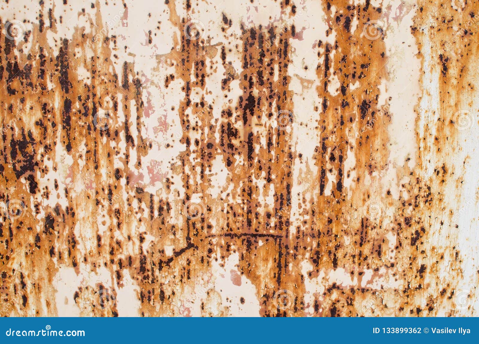 Rusty Texture on the Metal Leaf Background. Stock Photo - Image of rust ...