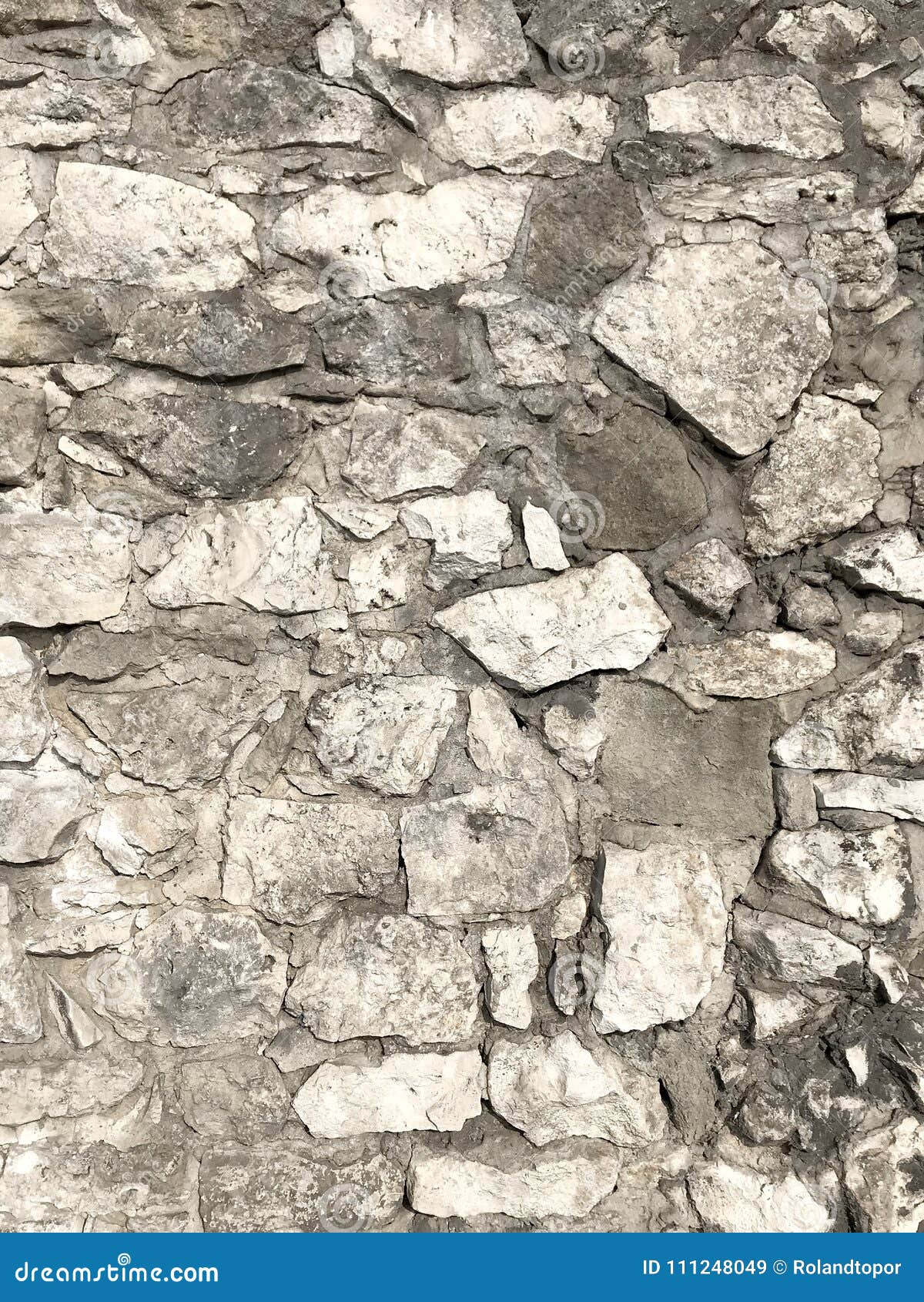 Rusty Texture of Old White Stone Wall. Stock Image - Image of structure ...