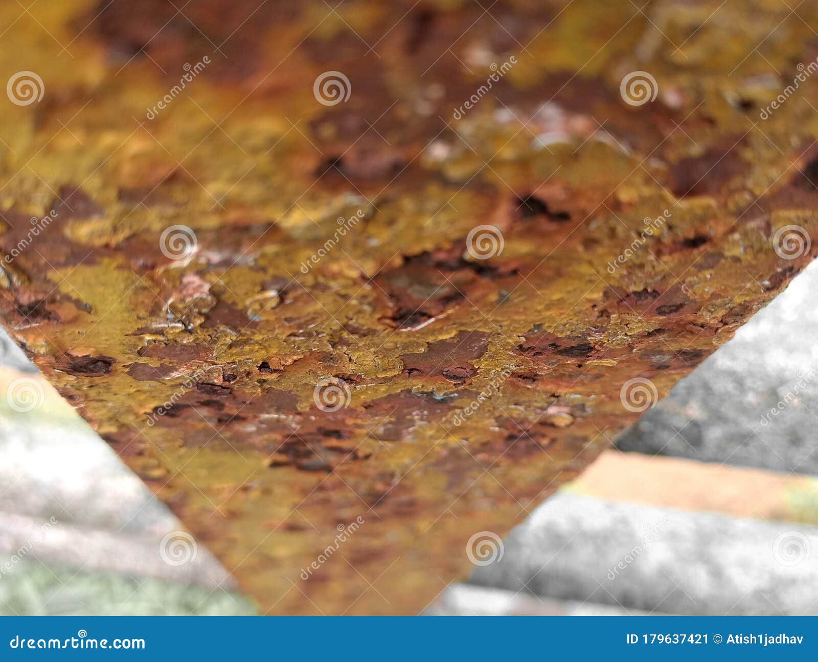 Rusty Texture from Rusted Street Pole Structure Stock Image - Image of ...