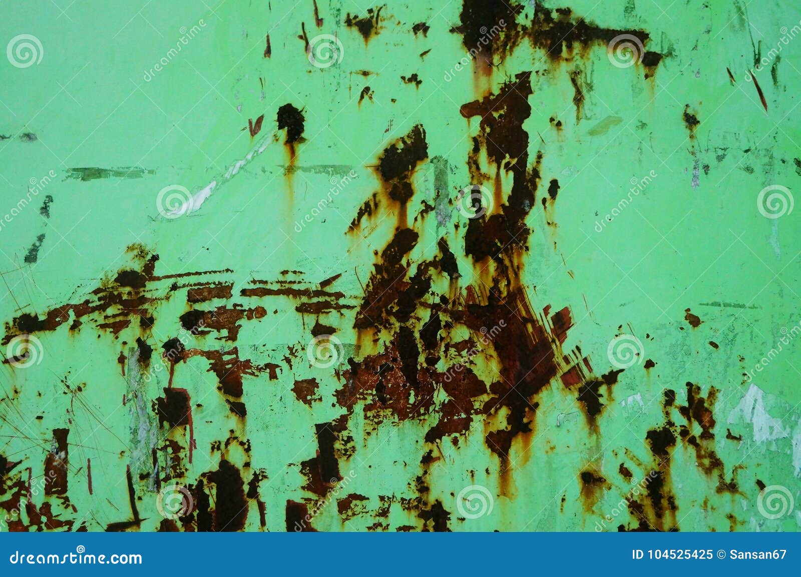 A Close-up of Rusty Tin Billboards Stock Image - Image of billboard ...