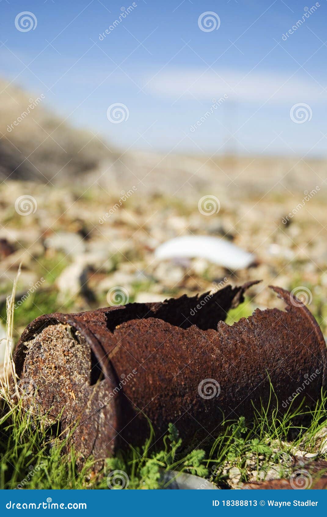 Rusty Tin Can stock image. Image of soda, degradation - 18388813