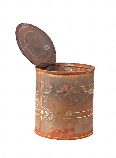 Rusty tin can stock image. Image of container, grungy - 32181025