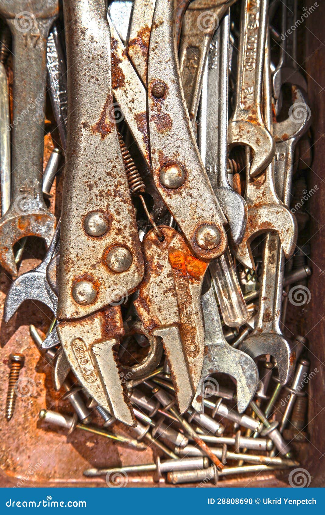 Rusty tools stock photo. Image of worker, handyman, rusty - 28808690