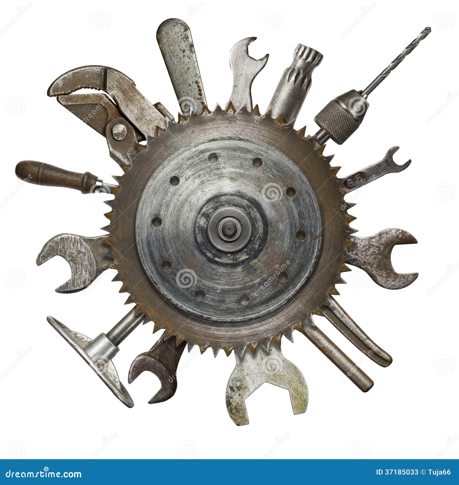 Rusty tools stock image. Image of metal, bolt, circular - 37185033