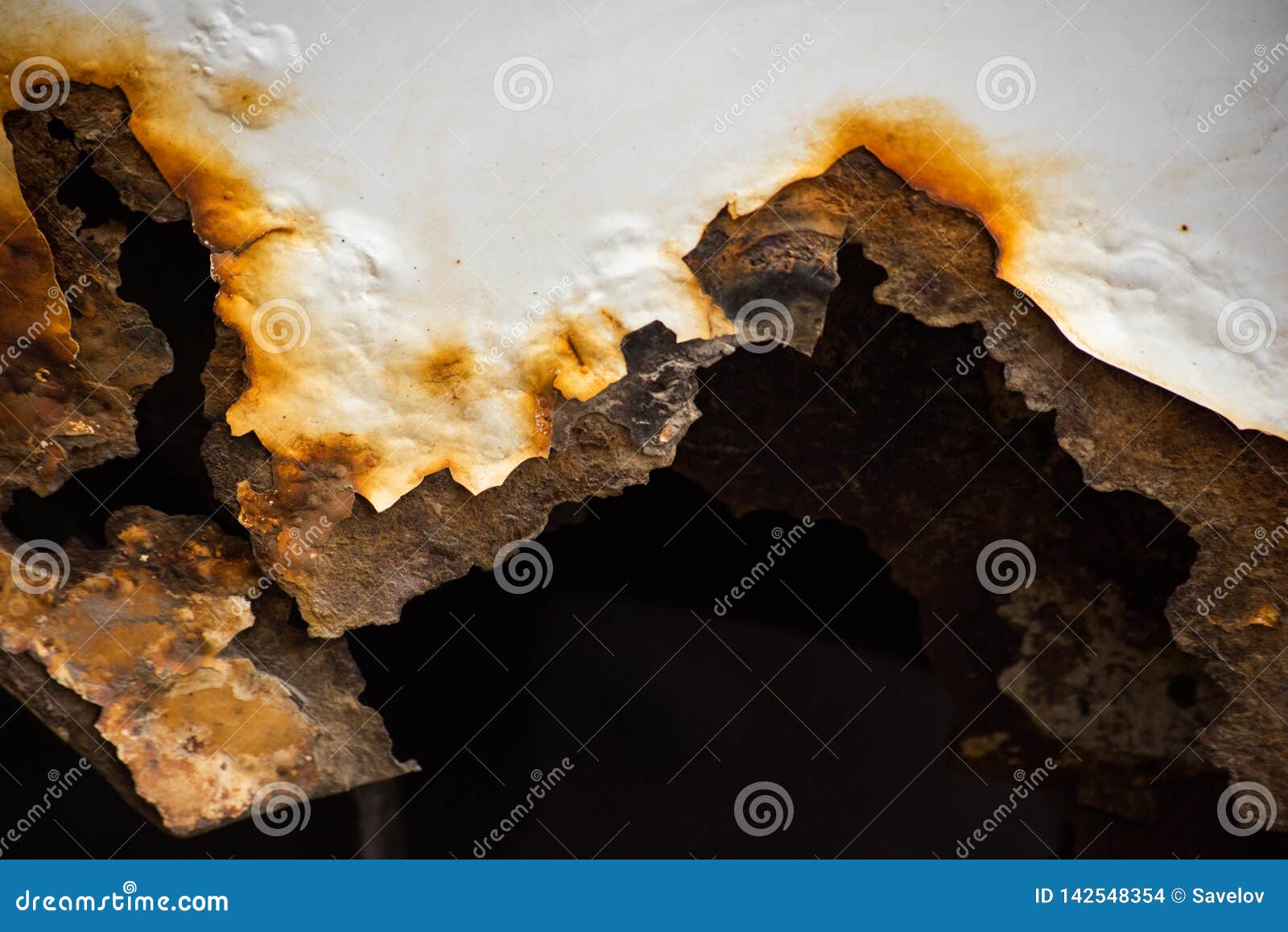 Rusty torn texture stock photo. Image of dark, background - 142548354