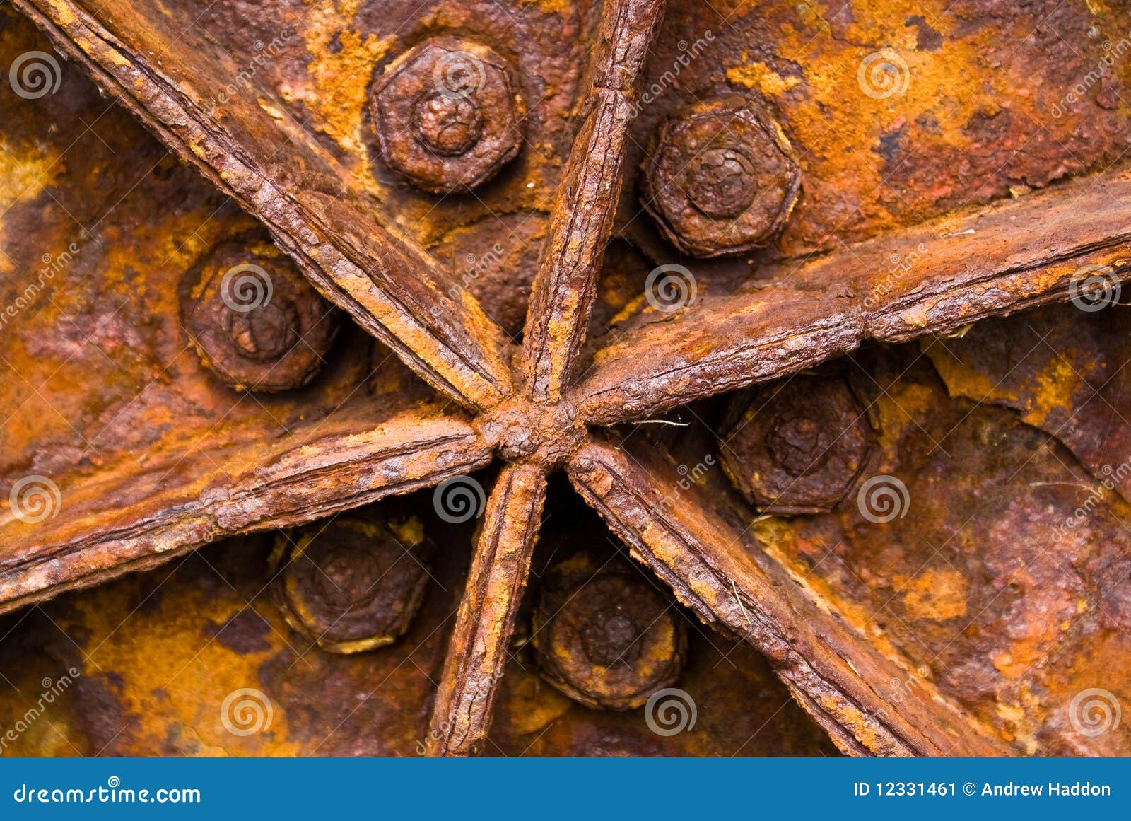 Rusty tractor wheel stock image. Image of equipment, vintage - 12331461