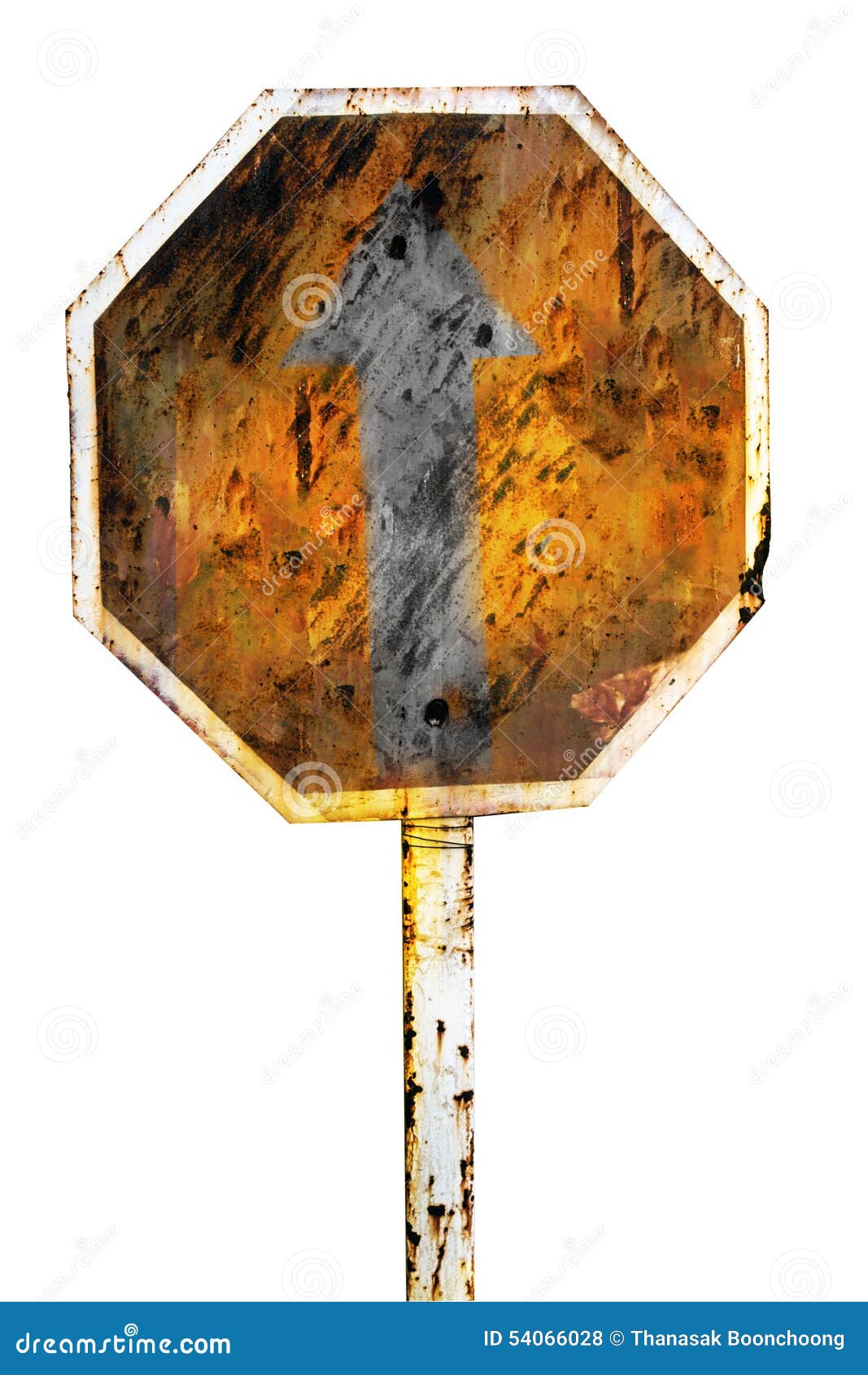 Rusty traffic sign stock photo. Image of adversity, road - 54066028