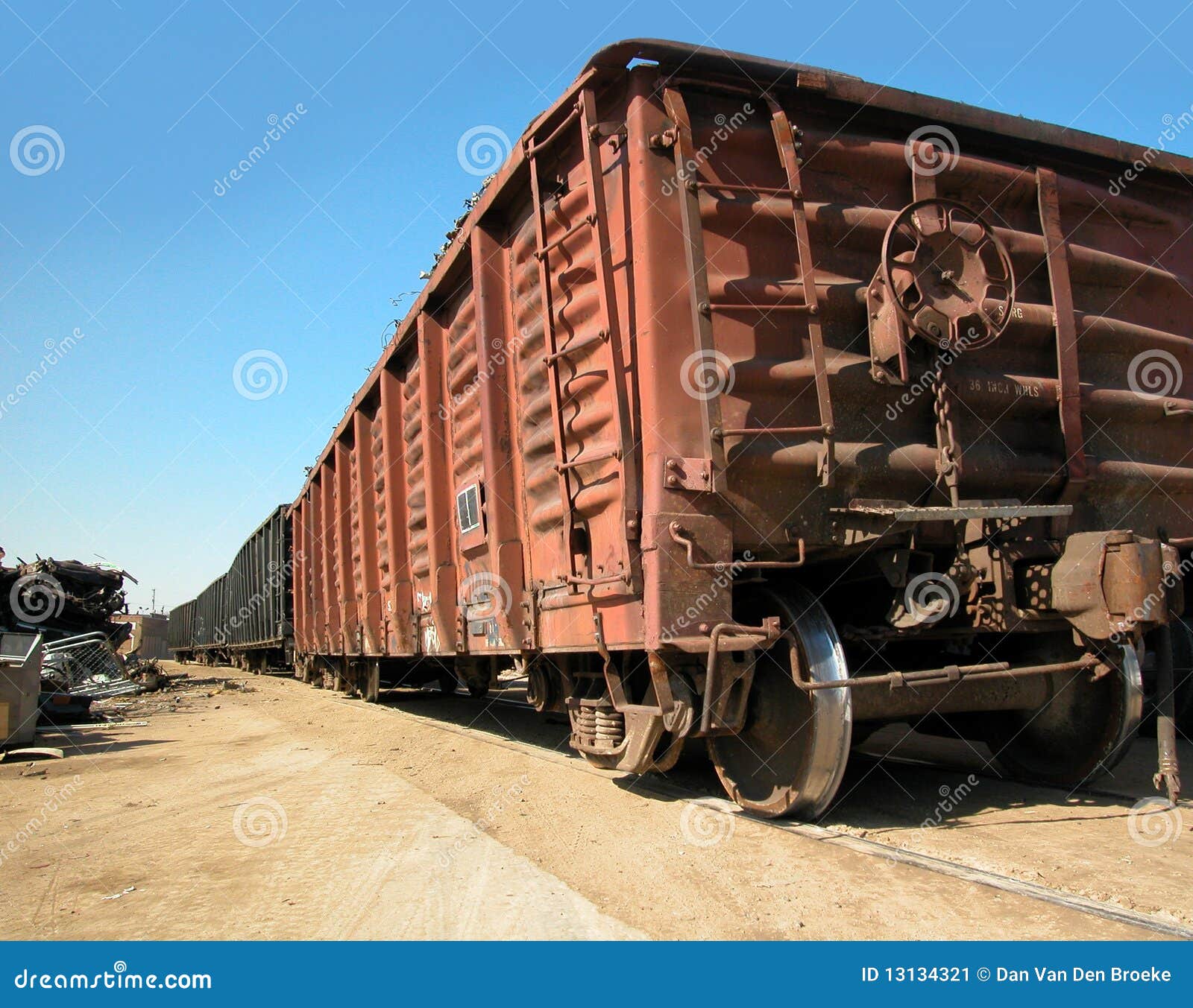 Rusty train car stock image. Image of dump, track, scrap - 13134321