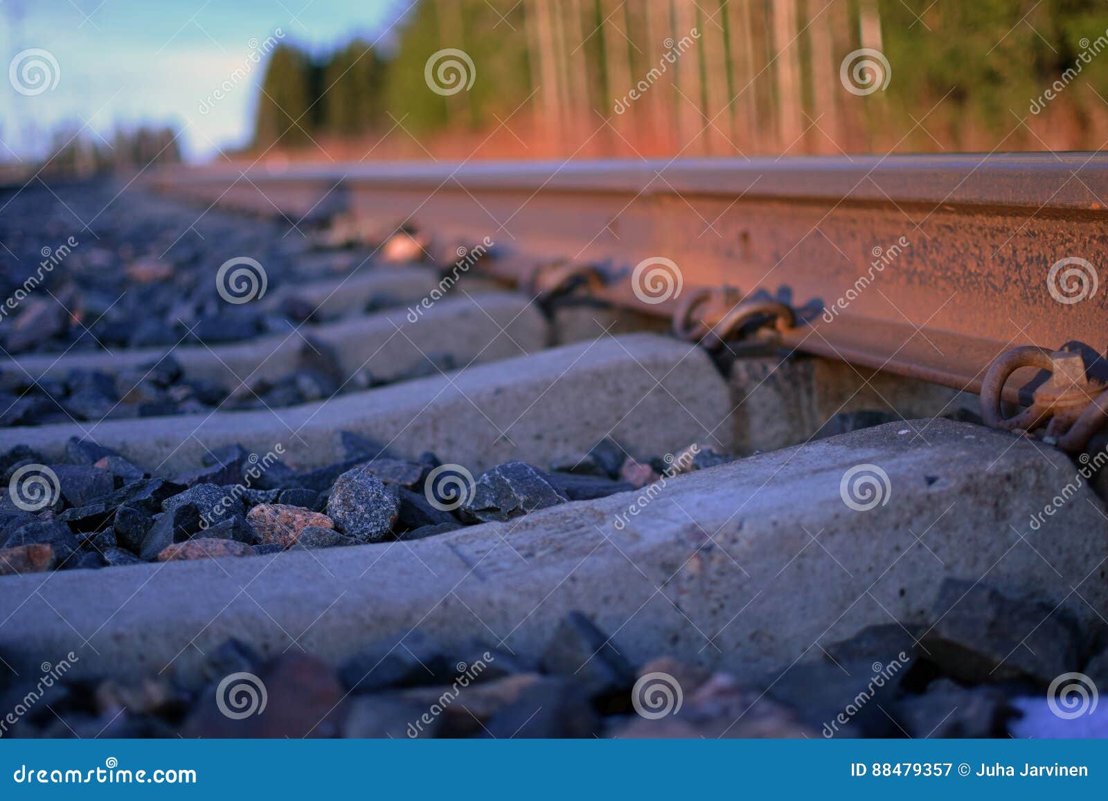 Rusty train track. stock image. Image of siding, nature - 88479357