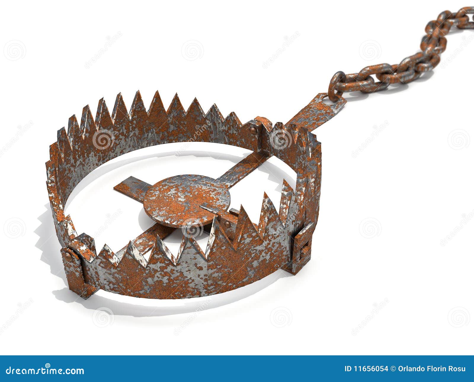 Rusty Trap Royalty-Free Stock Image | CartoonDealer.com #11656054