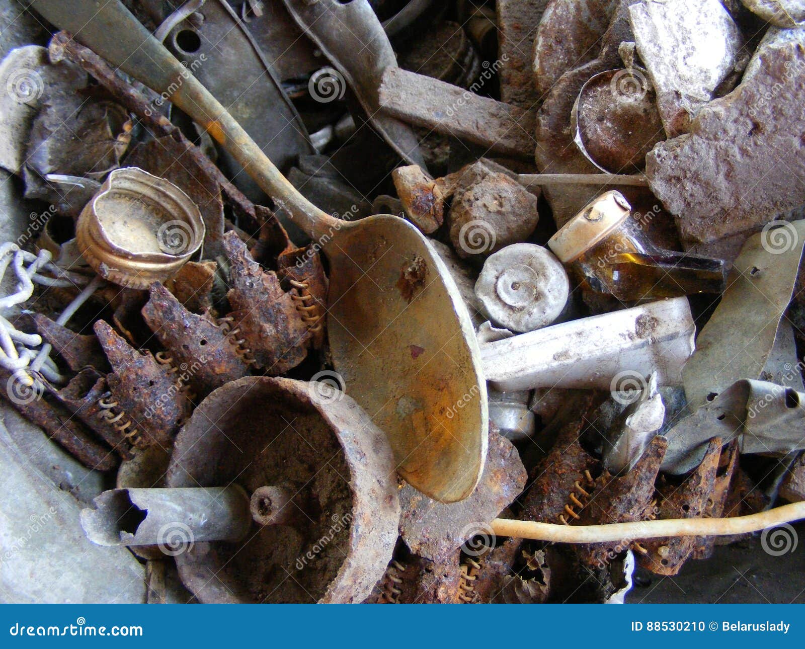 Rusty treasure stock photo. Image of dark, metallic, closeup - 88530210