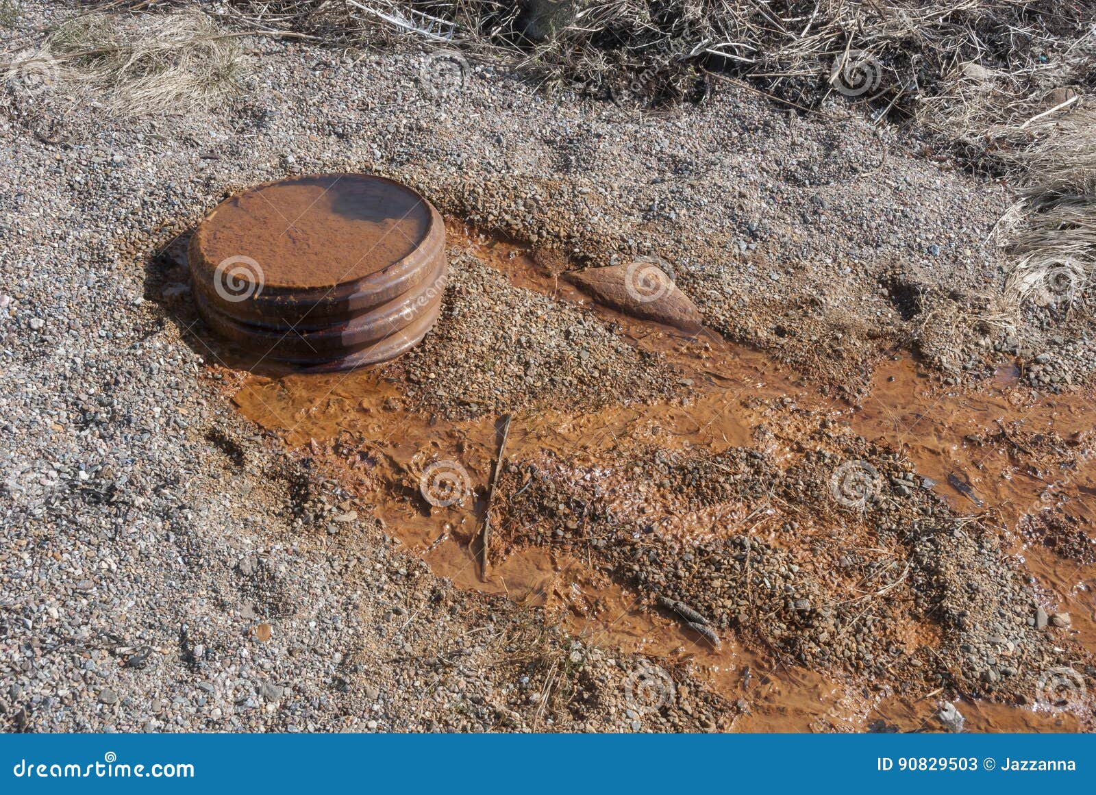 Rusty Tube Leaking Rust Damaging Environment Stock Image - Image of ...