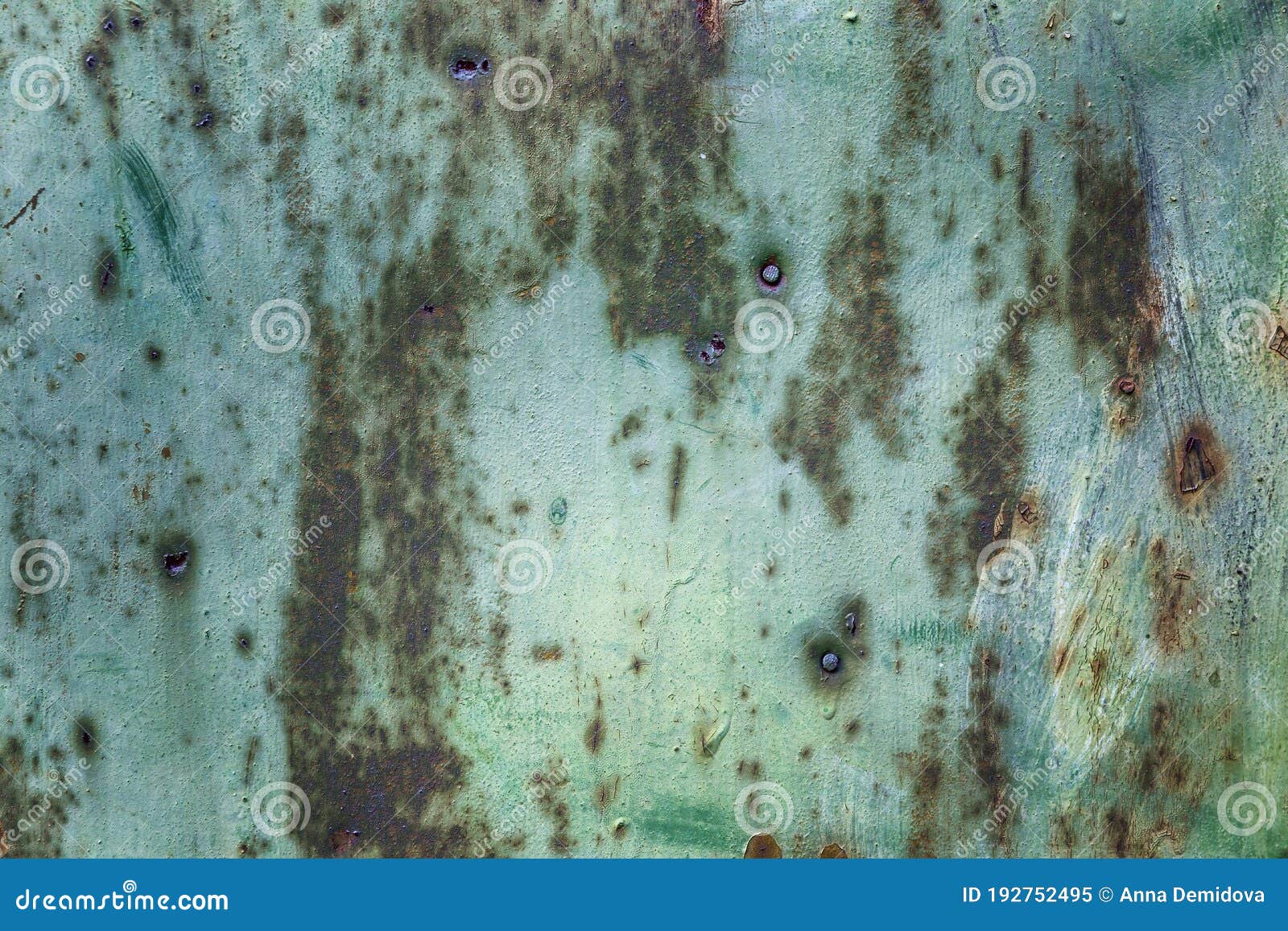 Rusty Turquoise Iron Sheet. Backgrounds and Textures Stock Image ...