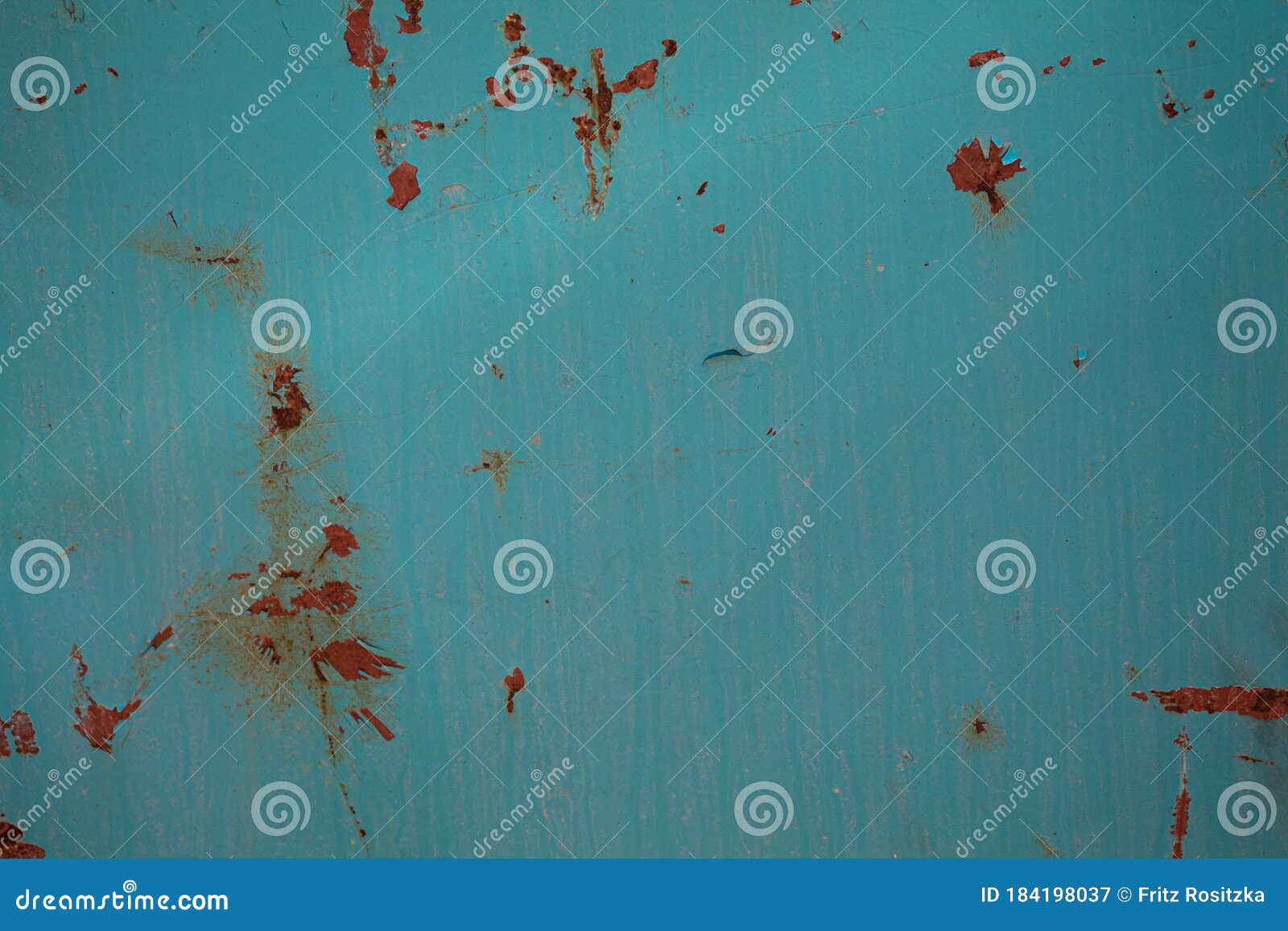 Rusty Turquoise Metal Texture Stock Image - Image of metallic, rust ...