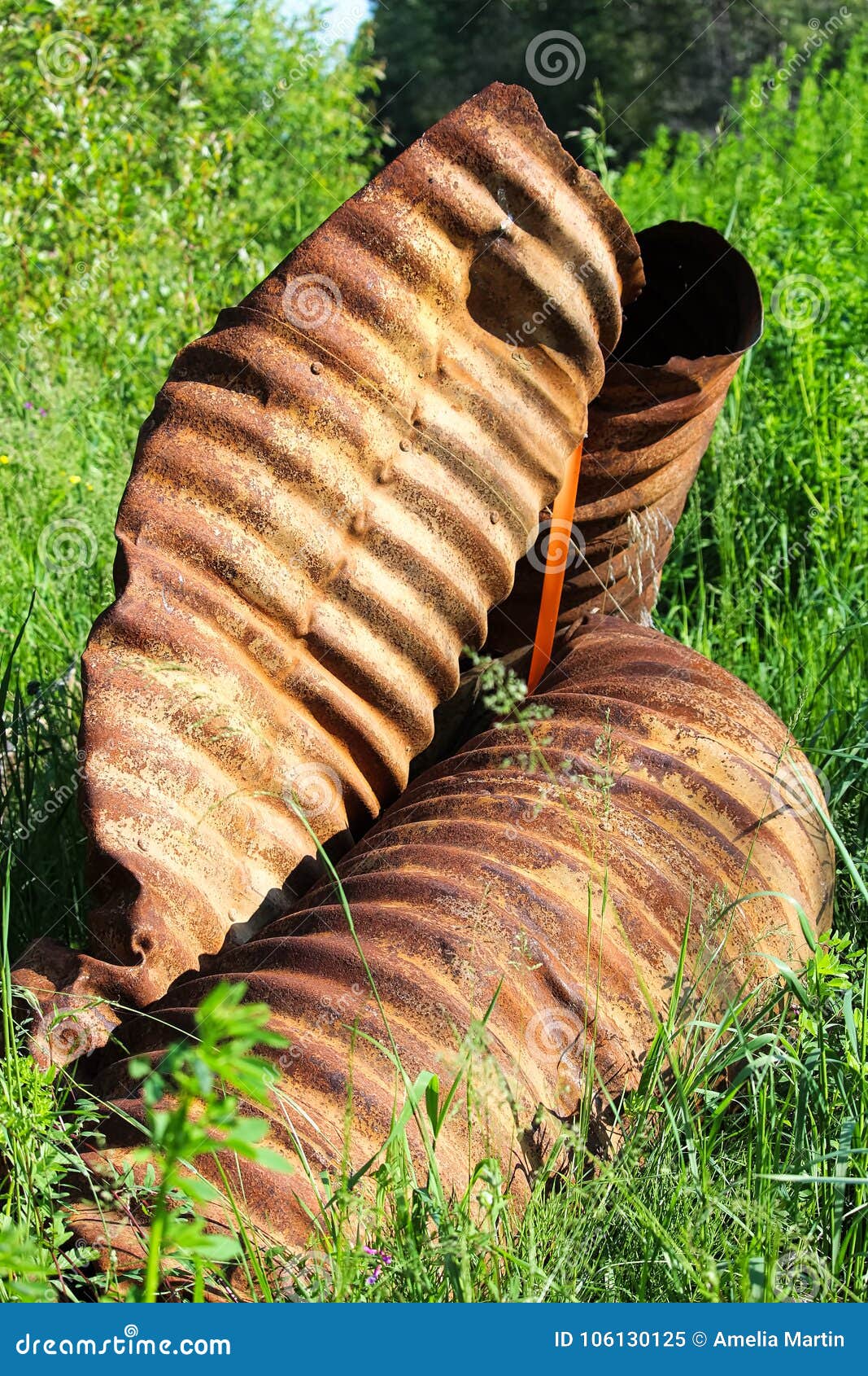 Old Culvert In Farm Field Stock Photo | CartoonDealer.com #123233520