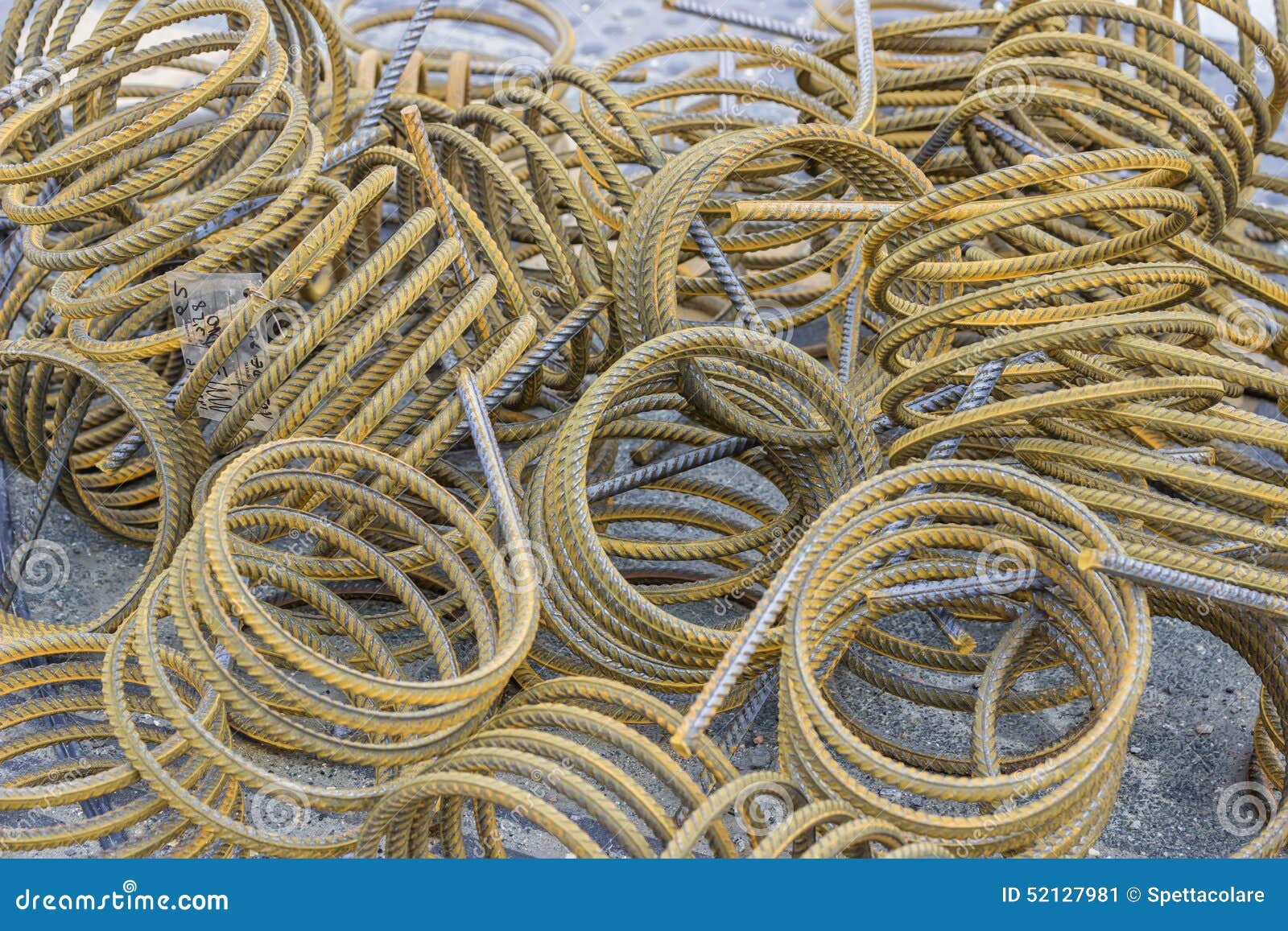 Rusty twisted iron rod editorial photo. Image of rods - 52127981