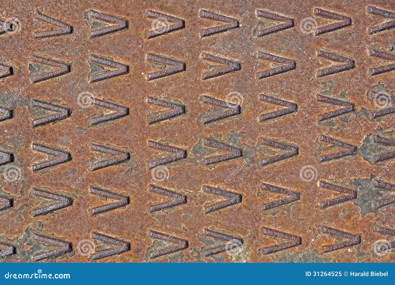 Rusty Used Metal Diamond Plate Stock Image - Image of aged, floor: 31264525