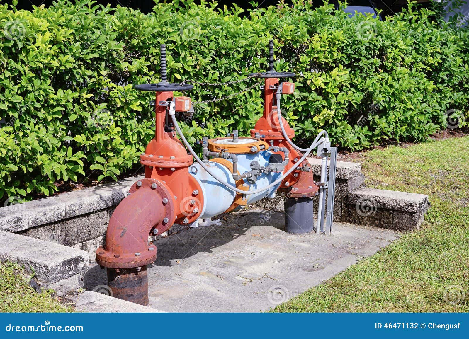 Rusty valves and handle stock photo. Image of cylinder - 46471132