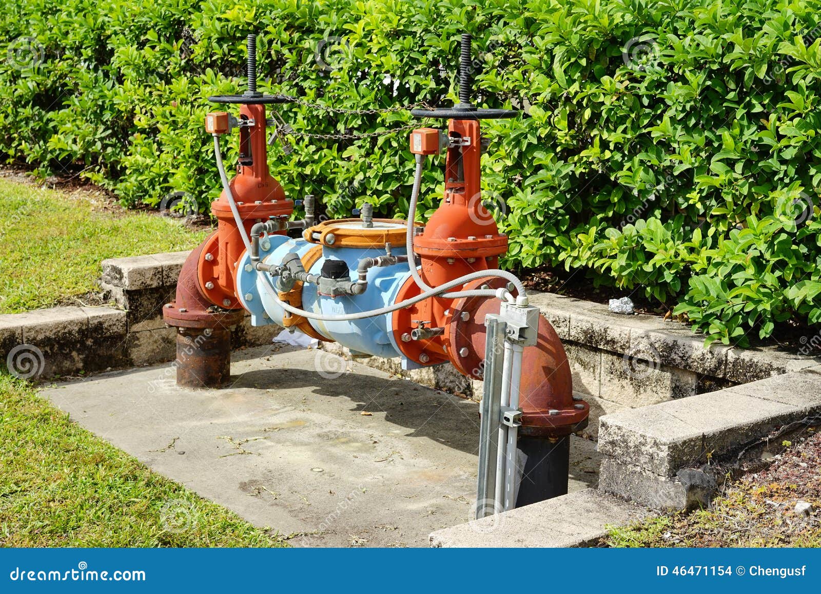 Rusty valves and handle stock photo. Image of handle - 46471154