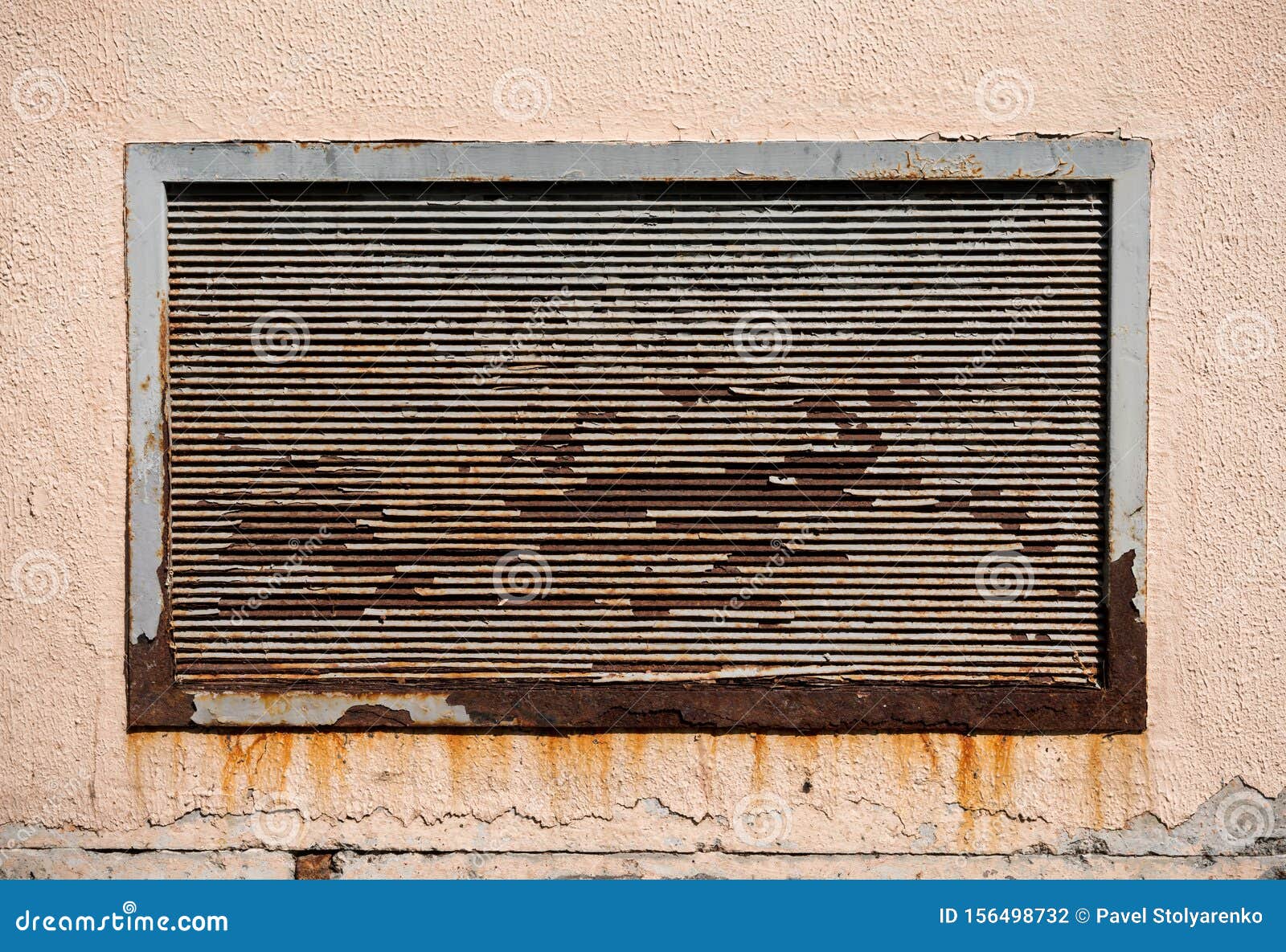 Rusty Ventilation Grill Texture Stock Photo - Image of industry, grate ...