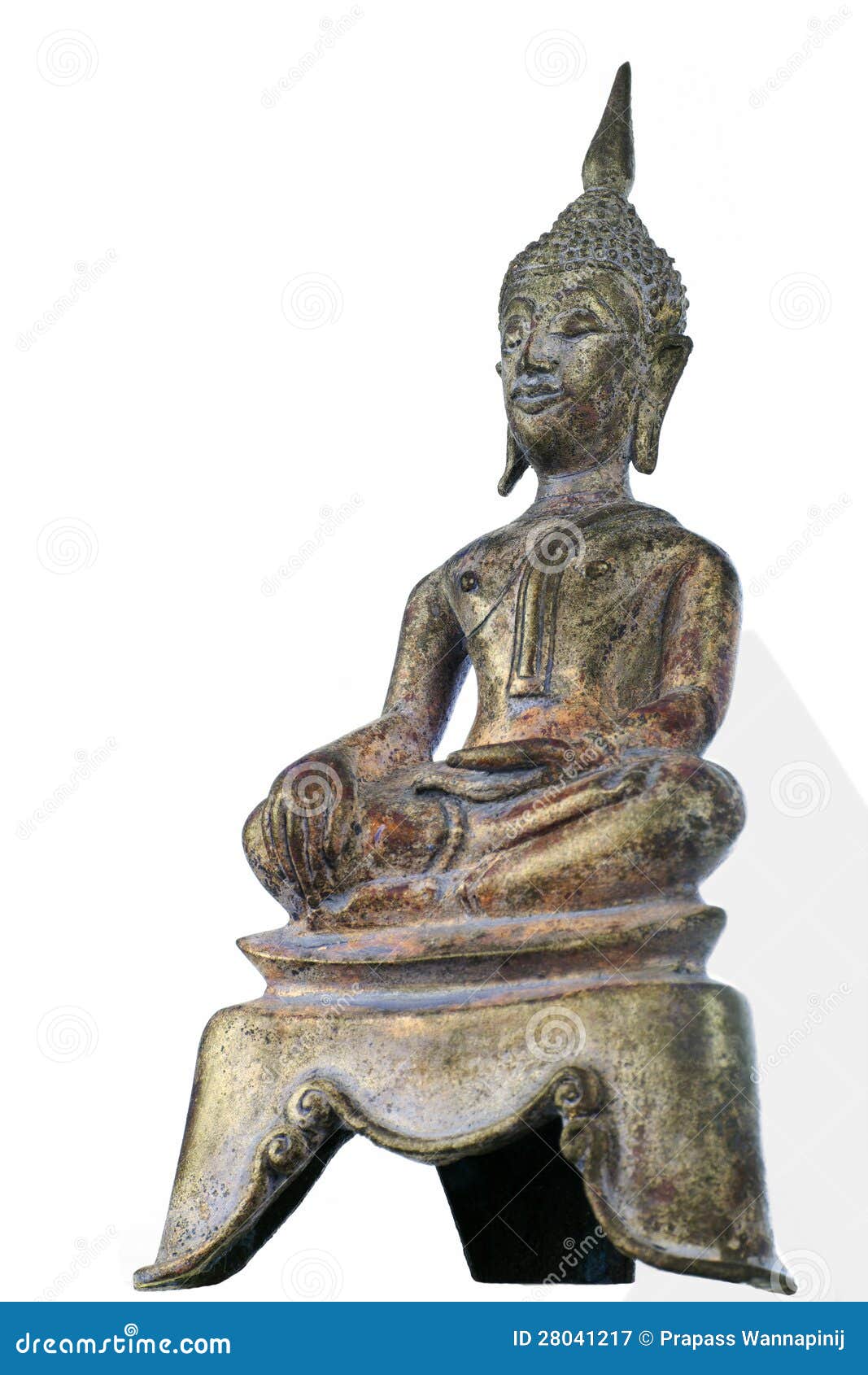 Rusty Vintage Buddha Statue Stock Image - Image of sculpture, ancient ...
