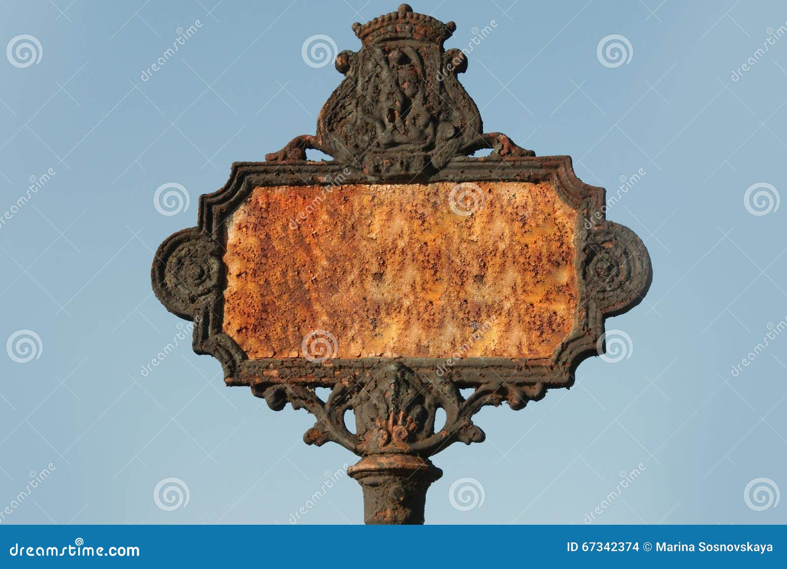 Rusty vintage street sign stock photo. Image of ecosystem - 67342374