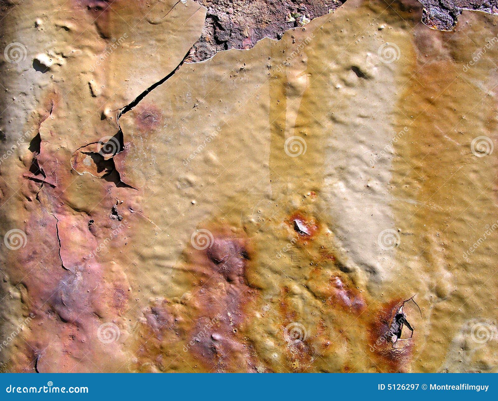 Rusty wall stock image. Image of chipped, wall, rusty - 5126297