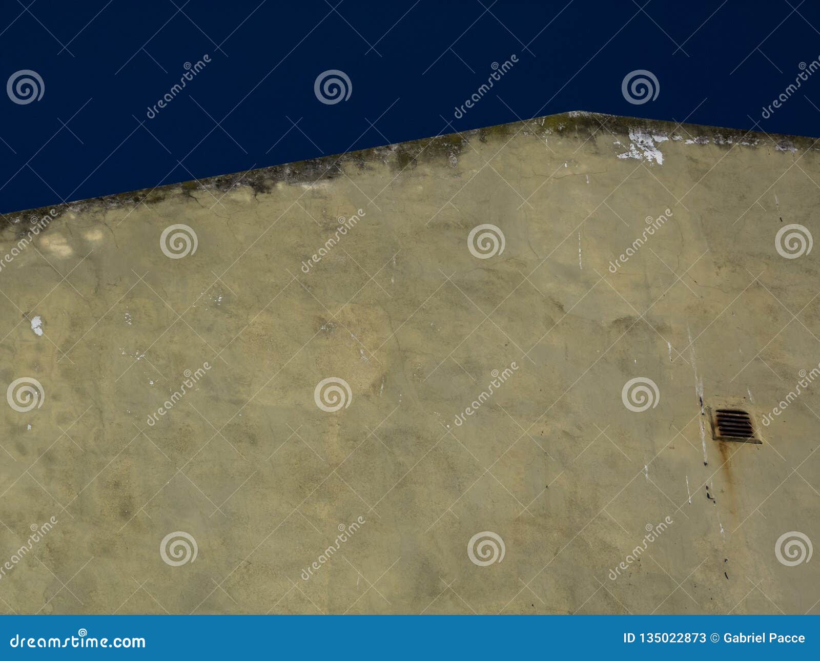 Rusty wall and vent stock image. Image of simple, outdoor - 135022873