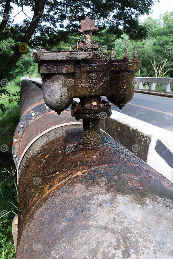 Rusty water pipes stock image. Image of corrosion, rusted - 63669565