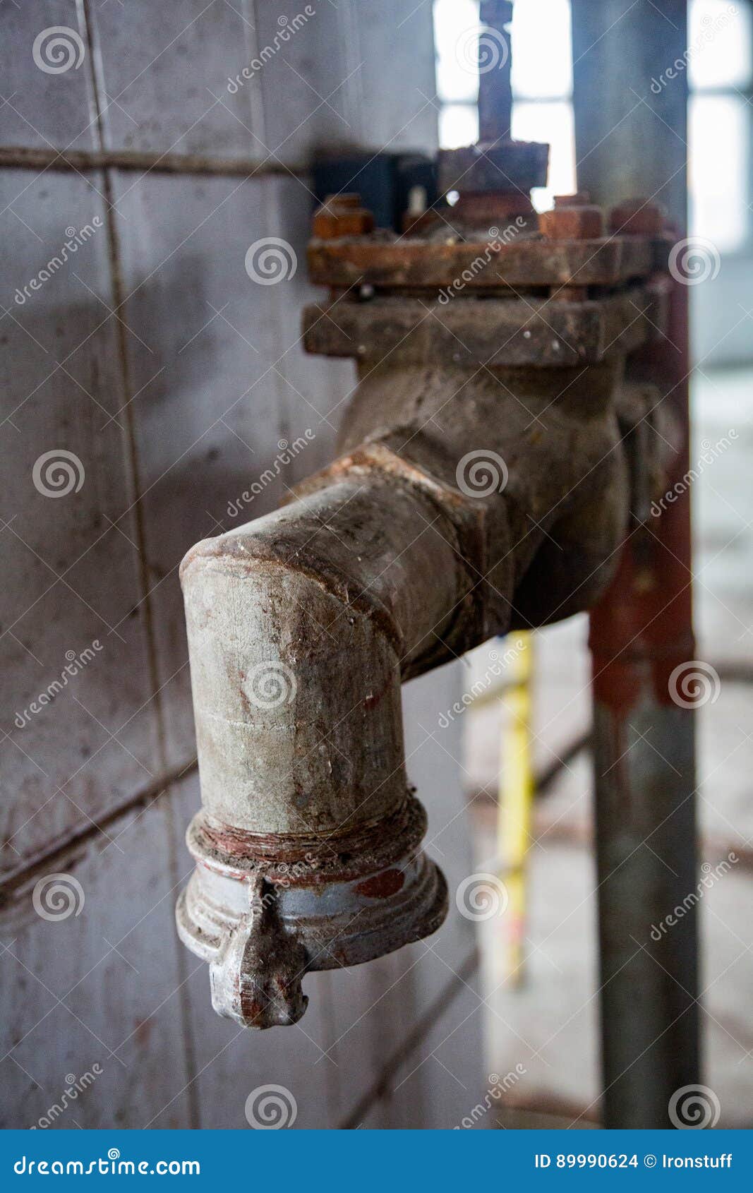 Rusty water tap stock photo. Image of supply, pipeline - 89990624