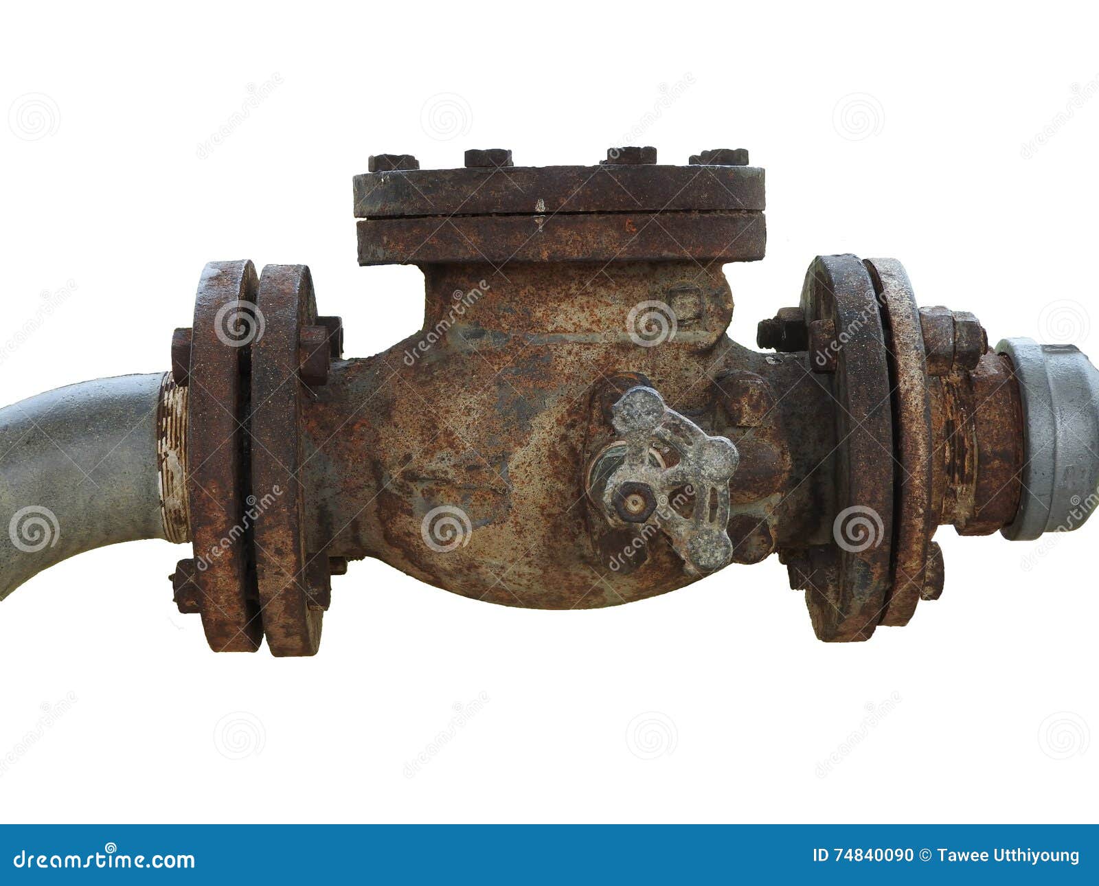 Rusty Water Valve stock photo. Image of pipes, pipe, industry - 74840090