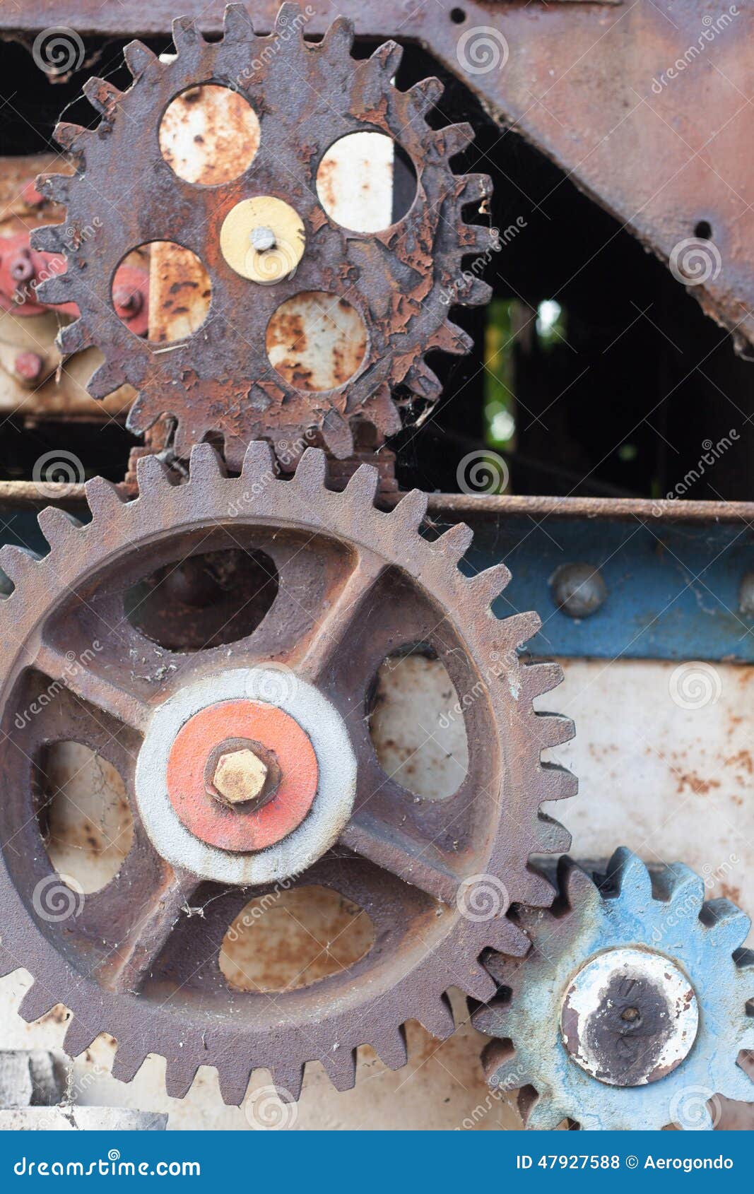 Rusty weathered cogs stock photo. Image of corrosion - 47927588