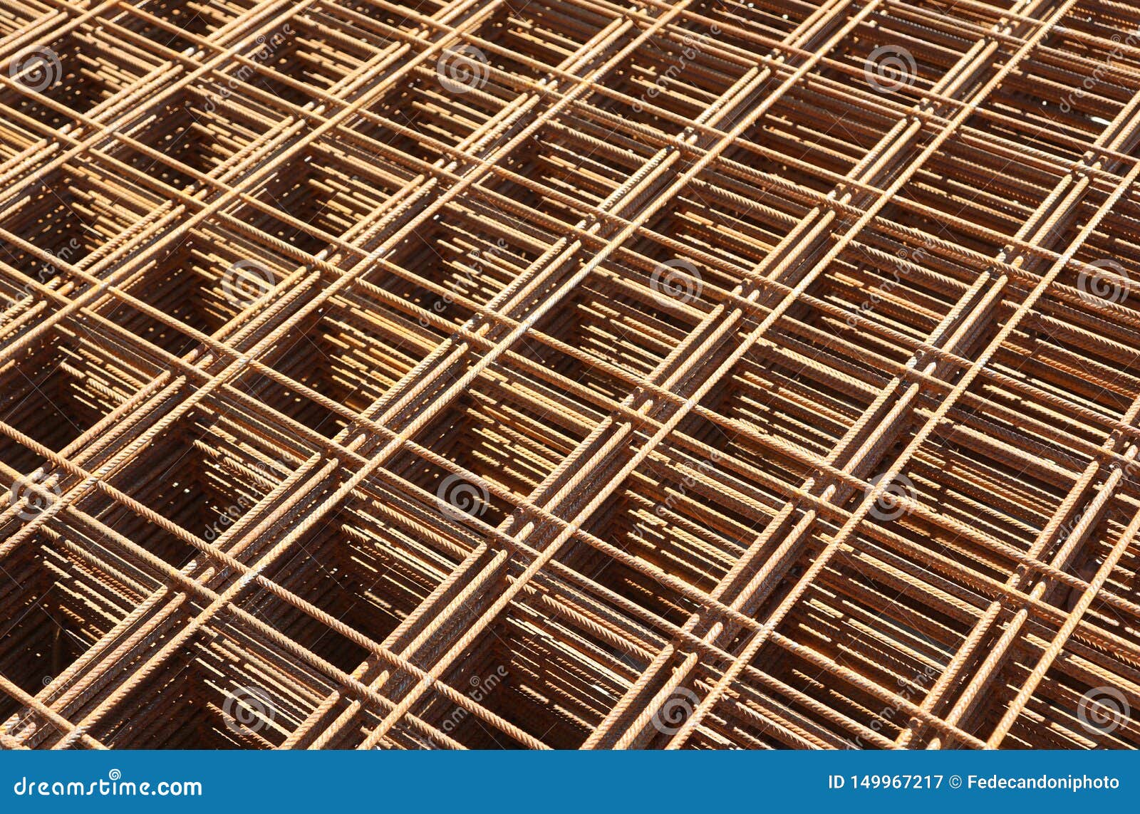 Rusty Welded at the Construction Site Stock Image - Image of rusty ...