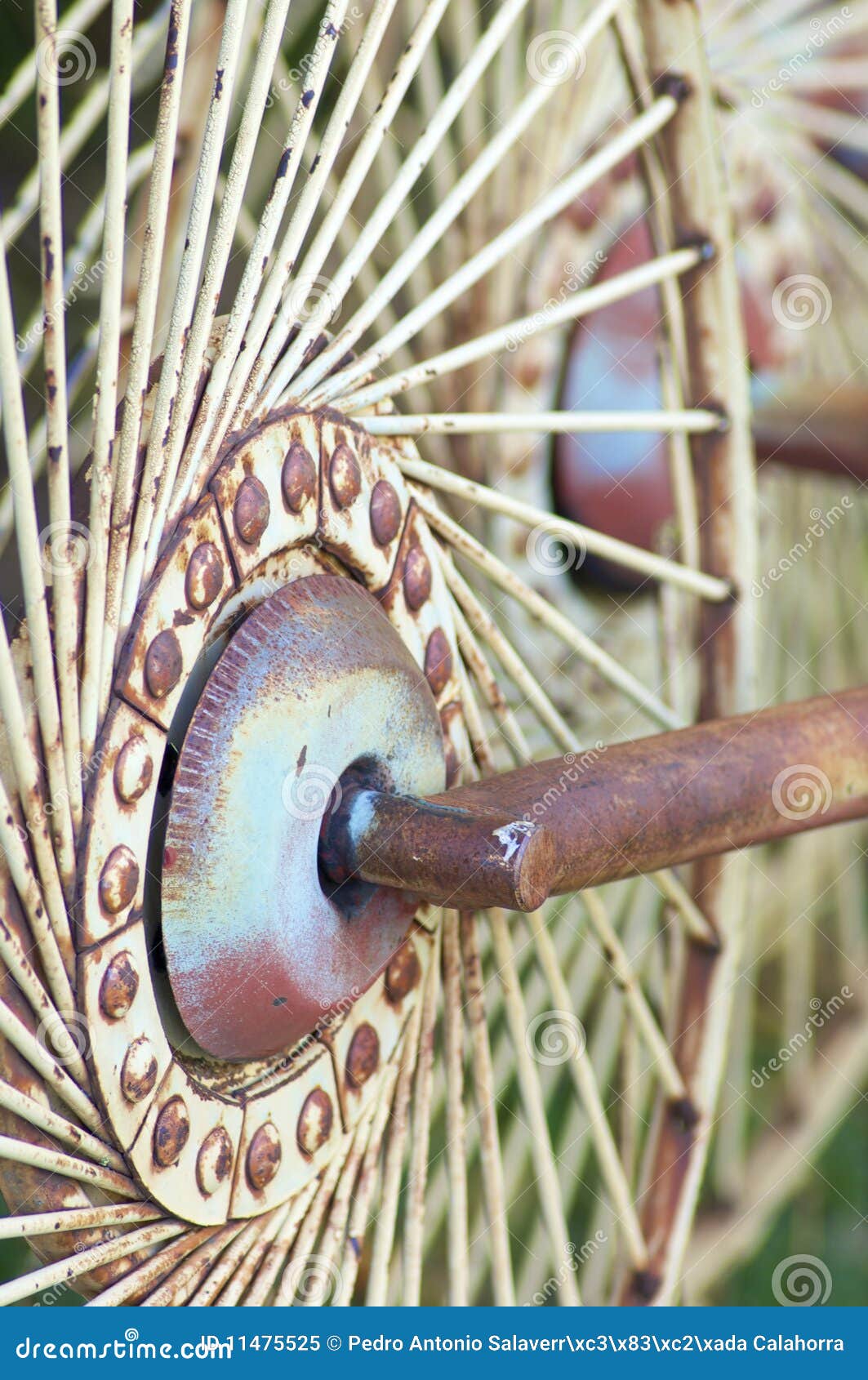 Rusty wheel stock image. Image of rust, machine, agricultural - 11475525