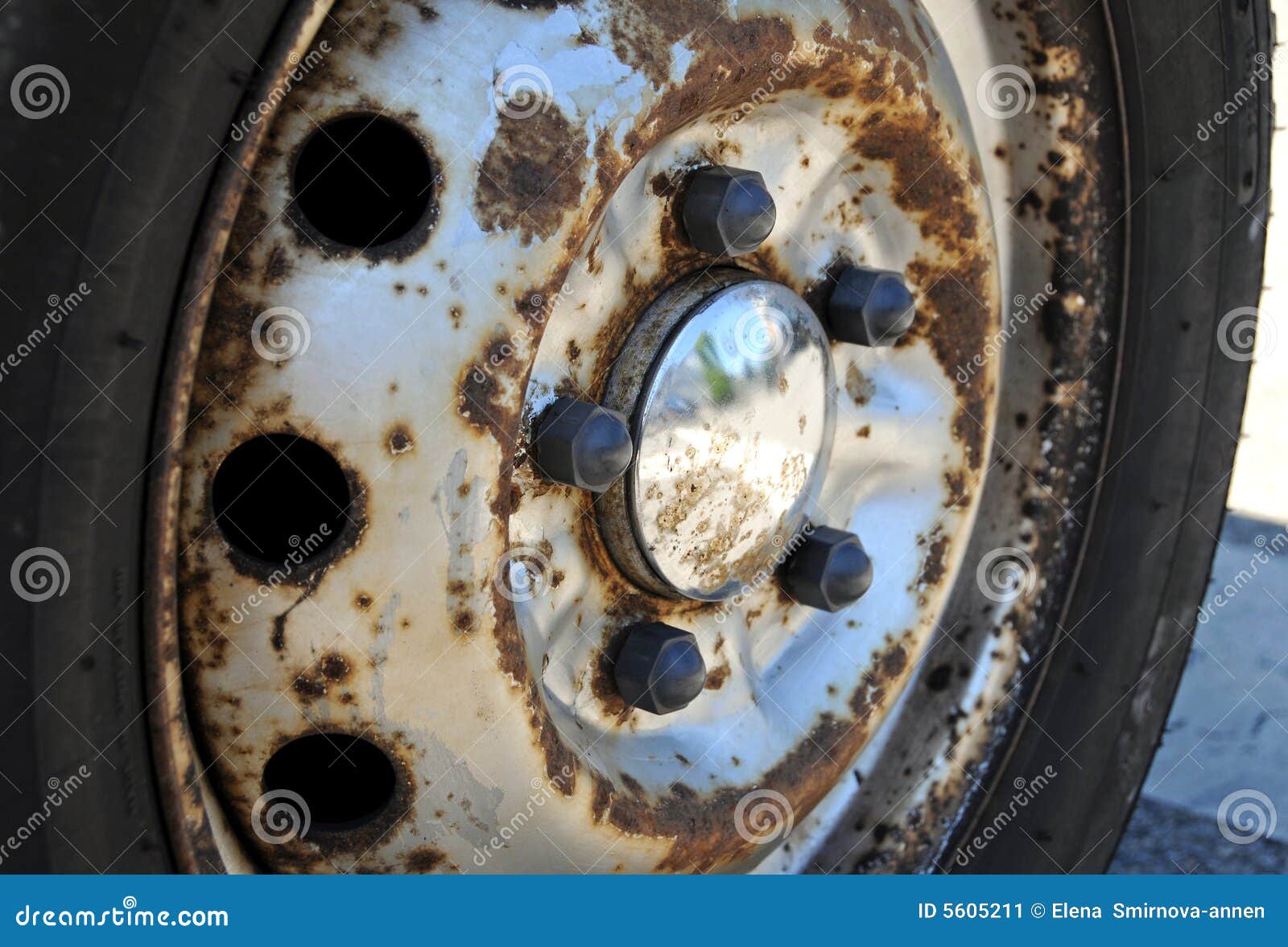 Rusty wheel stock image. Image of rust, transportation - 5605211