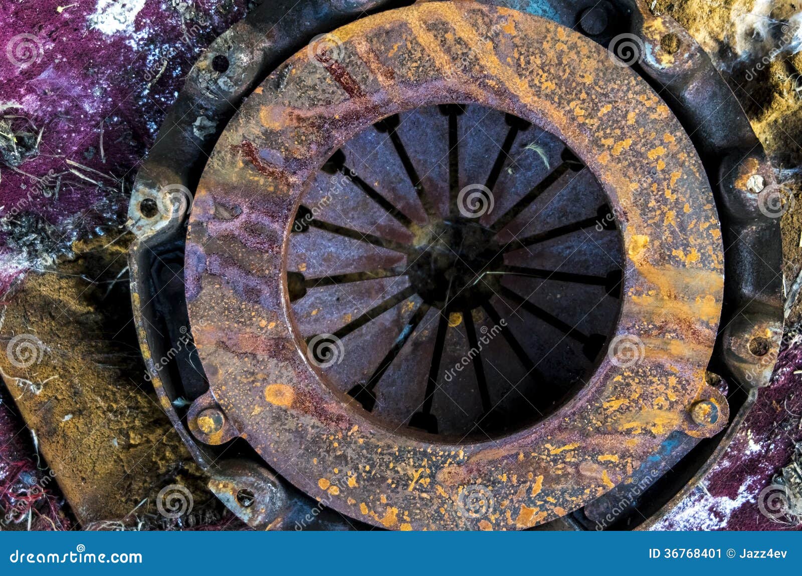 Rusty wheel hub stock image. Image of craftsmanship, colorful - 36768401