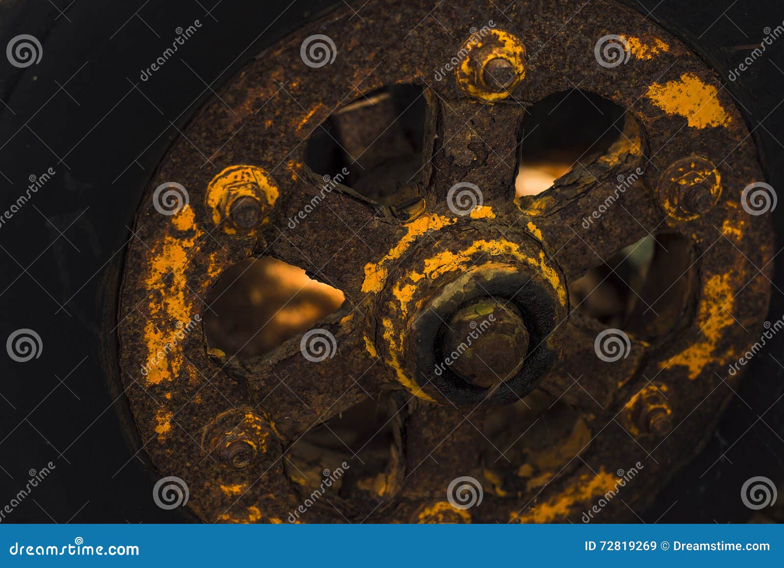 A rusty wheel stock image. Image of tire, wheel, hoops - 72819269