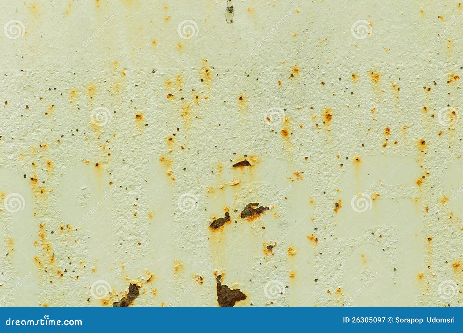 Rusty white metal stock image. Image of grunge, paint - 26305097