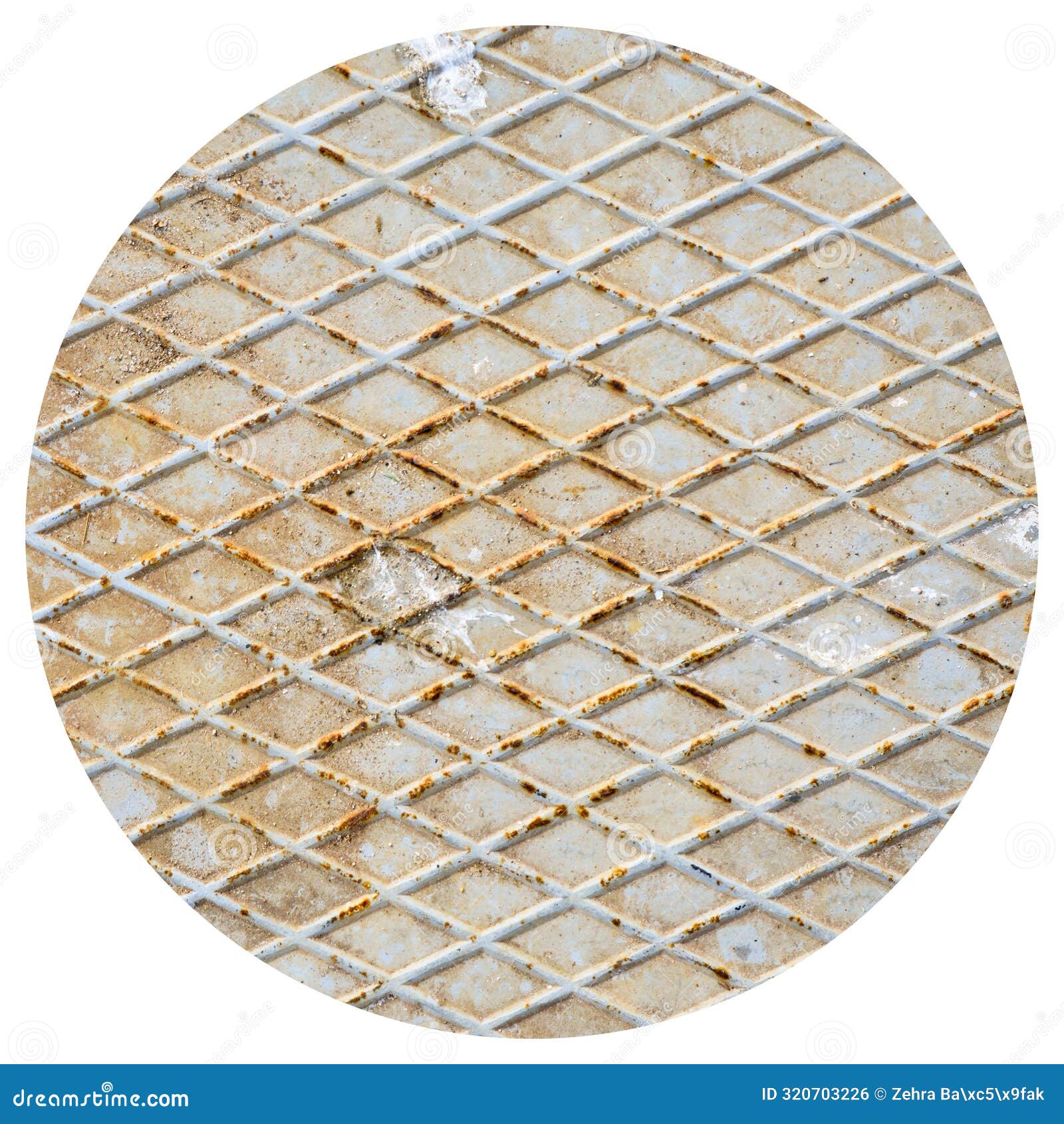 Rusty White Painted Metal Texture Can Be Background Stock Photo - Image ...