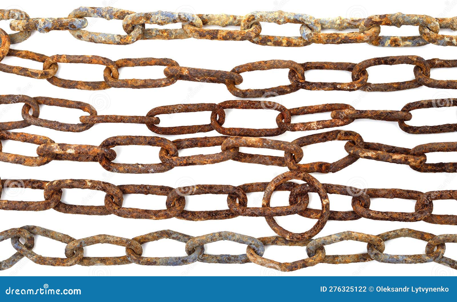 Rusty whole chain stock photo. Image of close, sign - 276325122