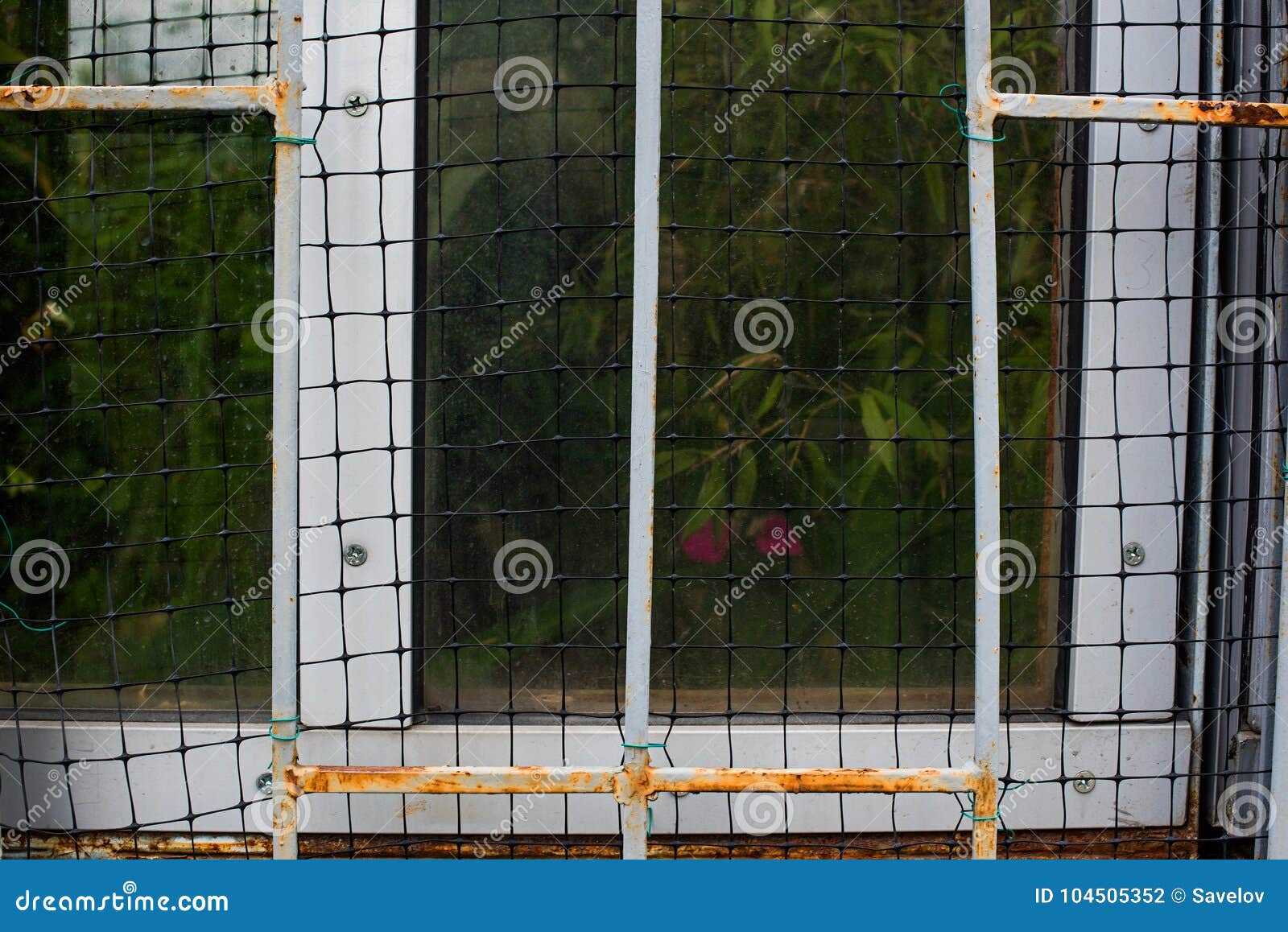 The Rusty Window of the Greenhouse Stock Photo - Image of ancient ...